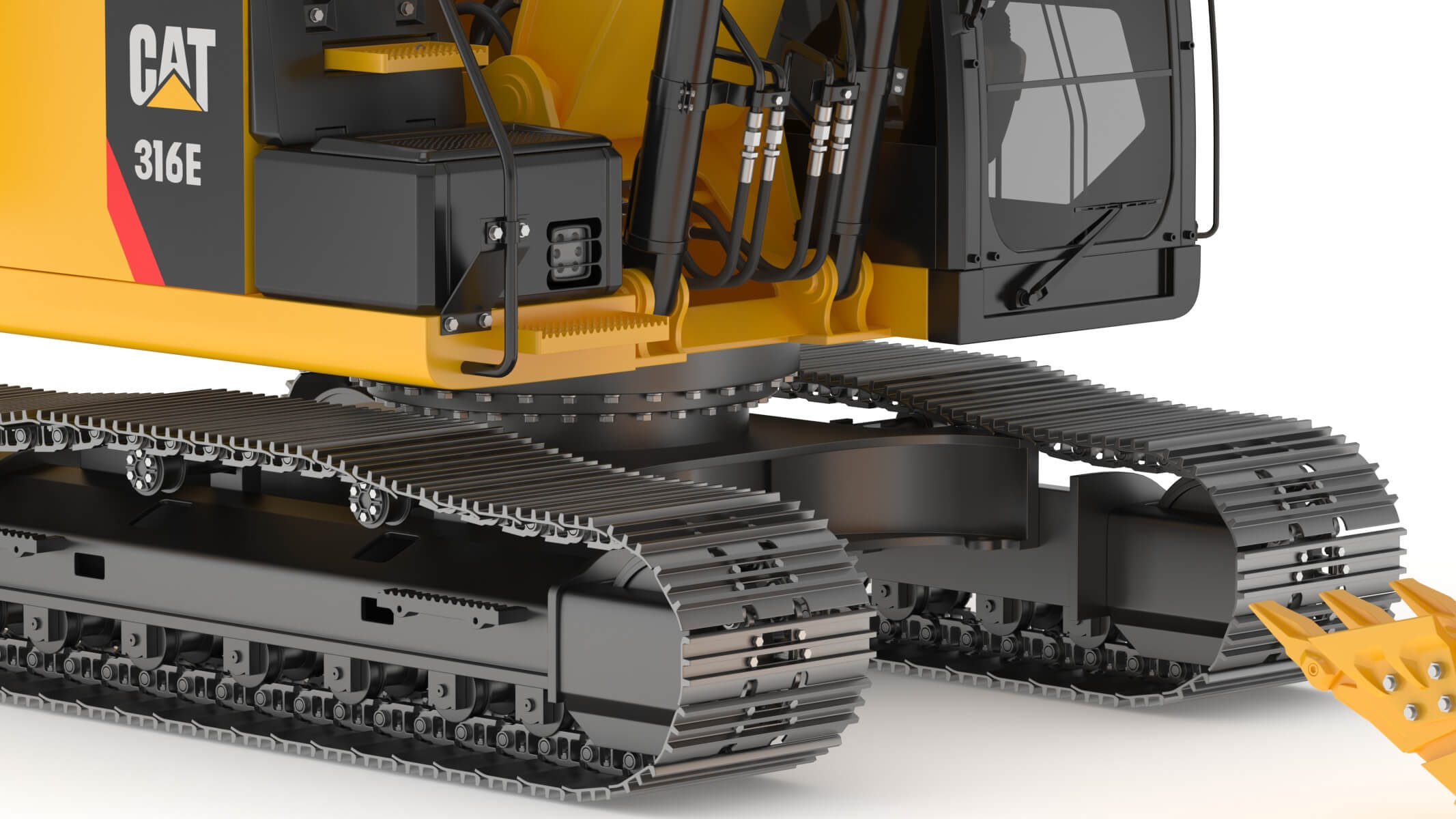 Cat 316E Excavator - 3D Model by frezzy