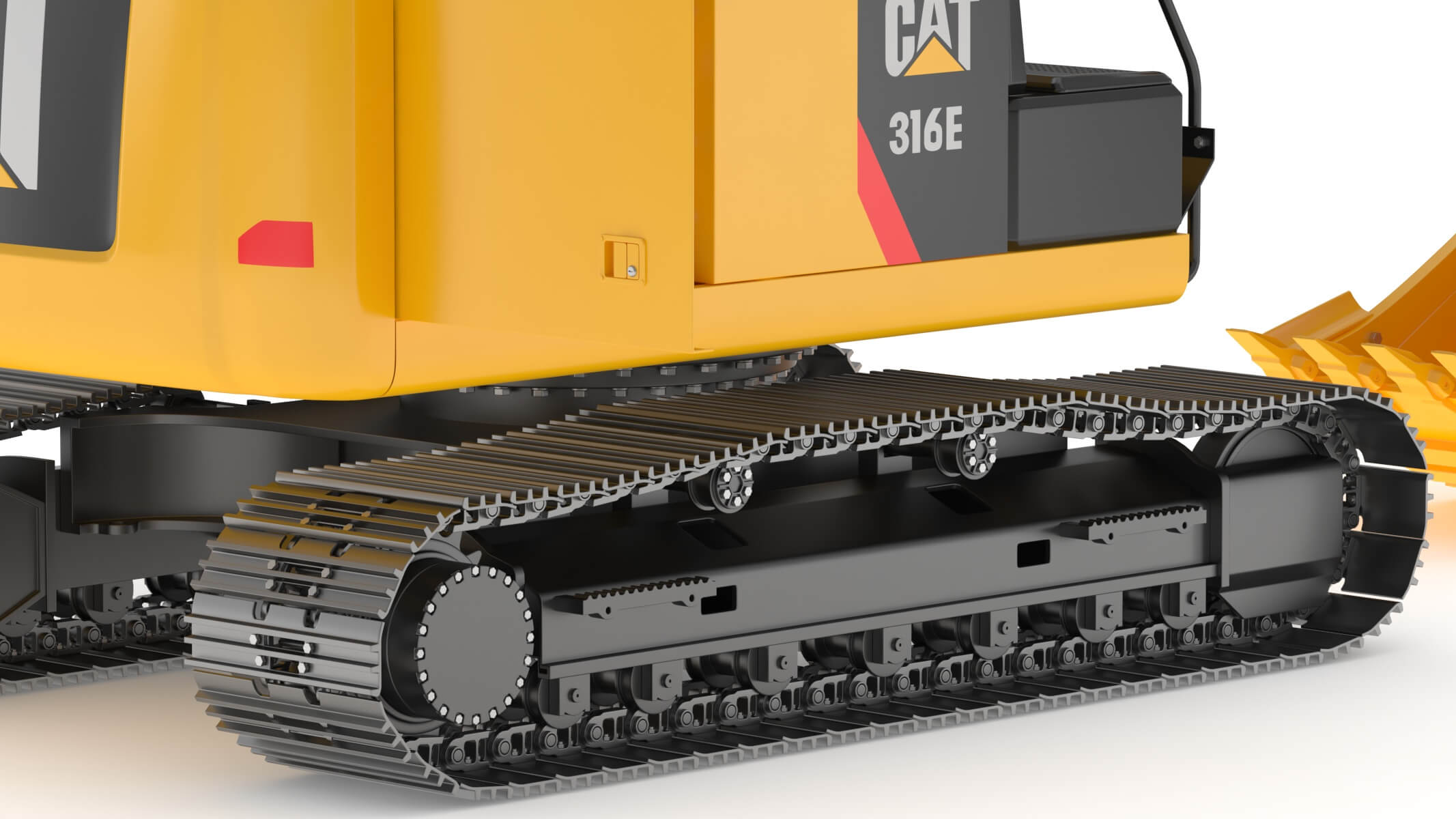 Cat 316E Excavator - 3D Model by frezzy