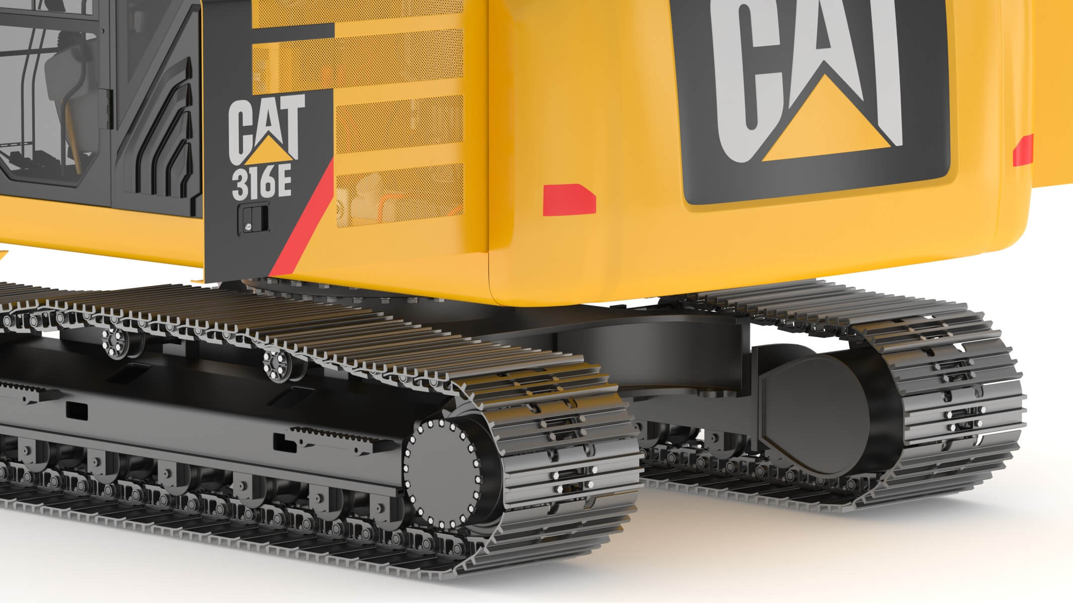 Cat 316E Excavator - 3D Model by frezzy