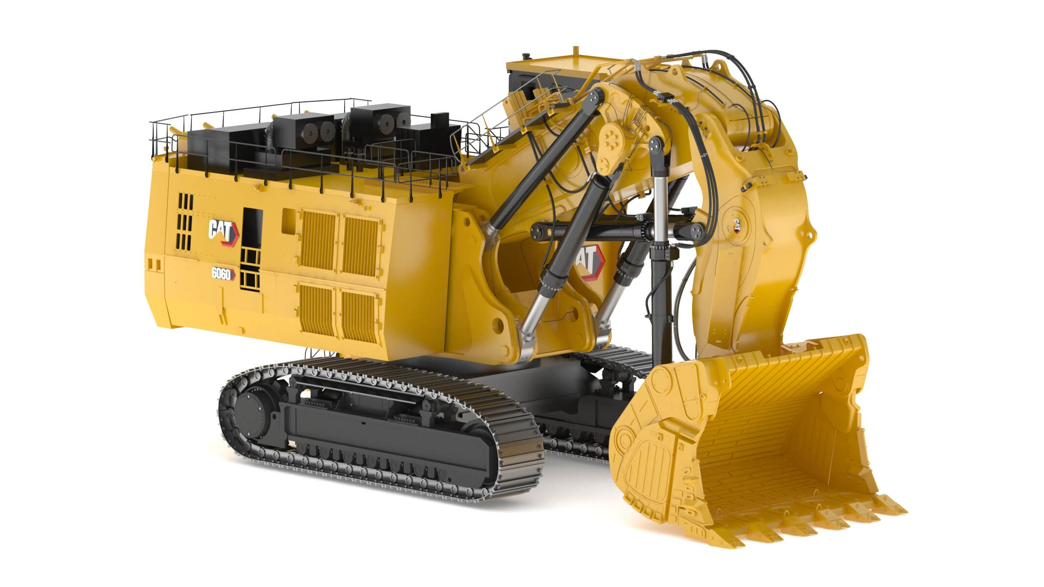 Cat 6060 Hydraulic Mining Shovels - 3D Model by frezzy