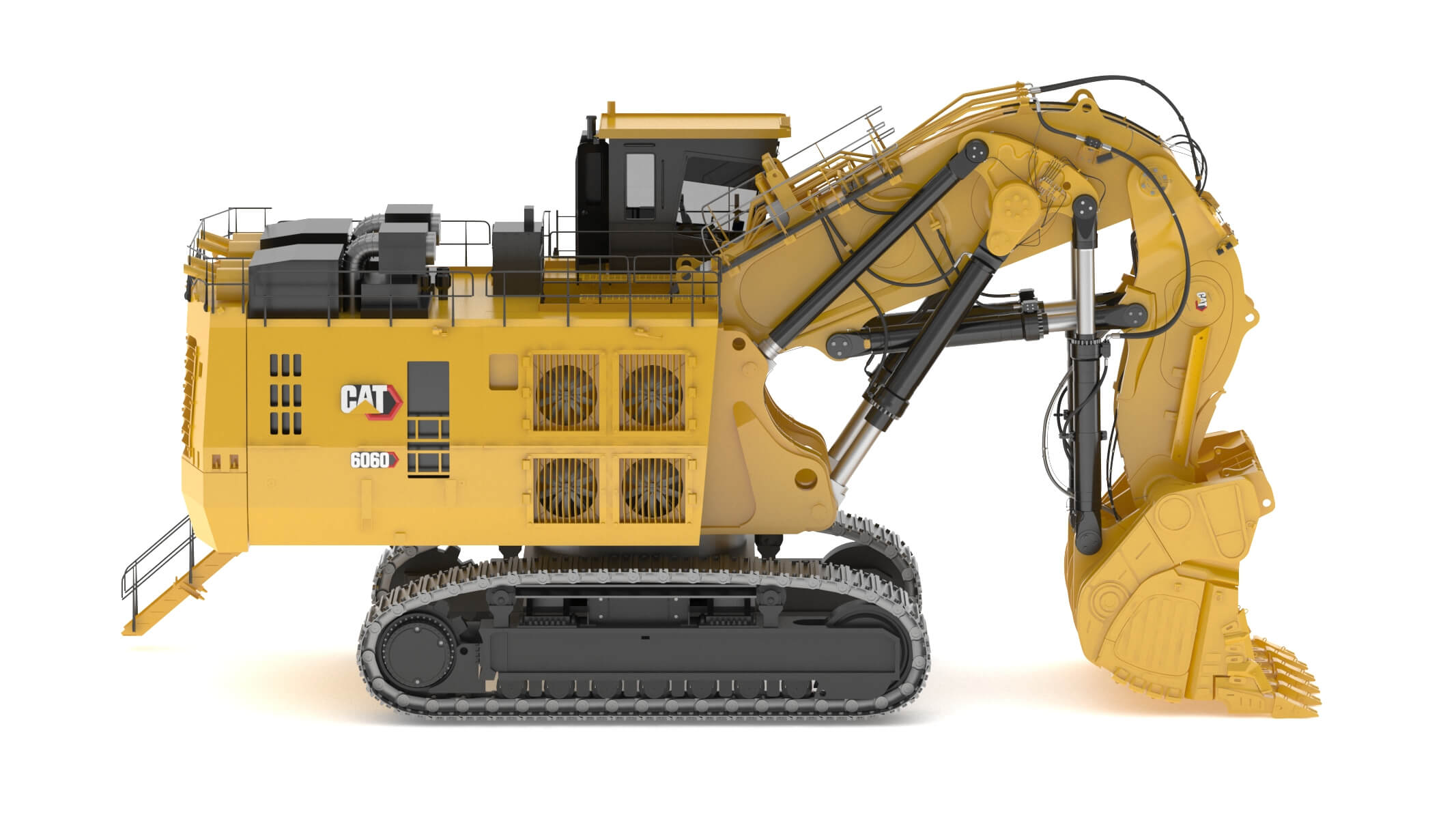 Cat 6060 Hydraulic Mining Shovels - 3D Model by frezzy
