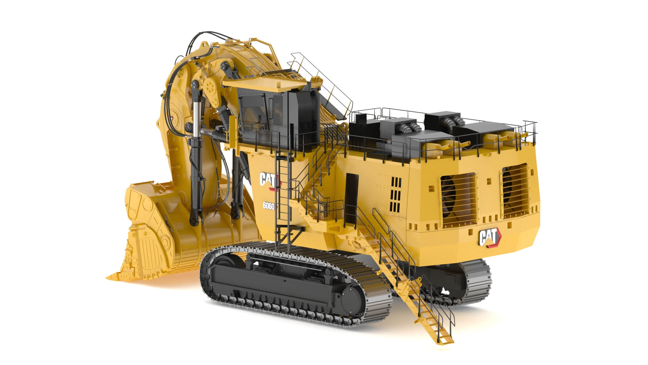Cat 6060 Hydraulic Mining Shovels - 3D Model by frezzy