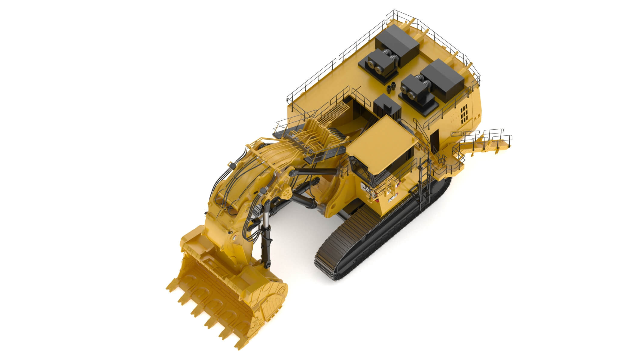 Cat 6060 Hydraulic Mining Shovels - 3D Model by frezzy