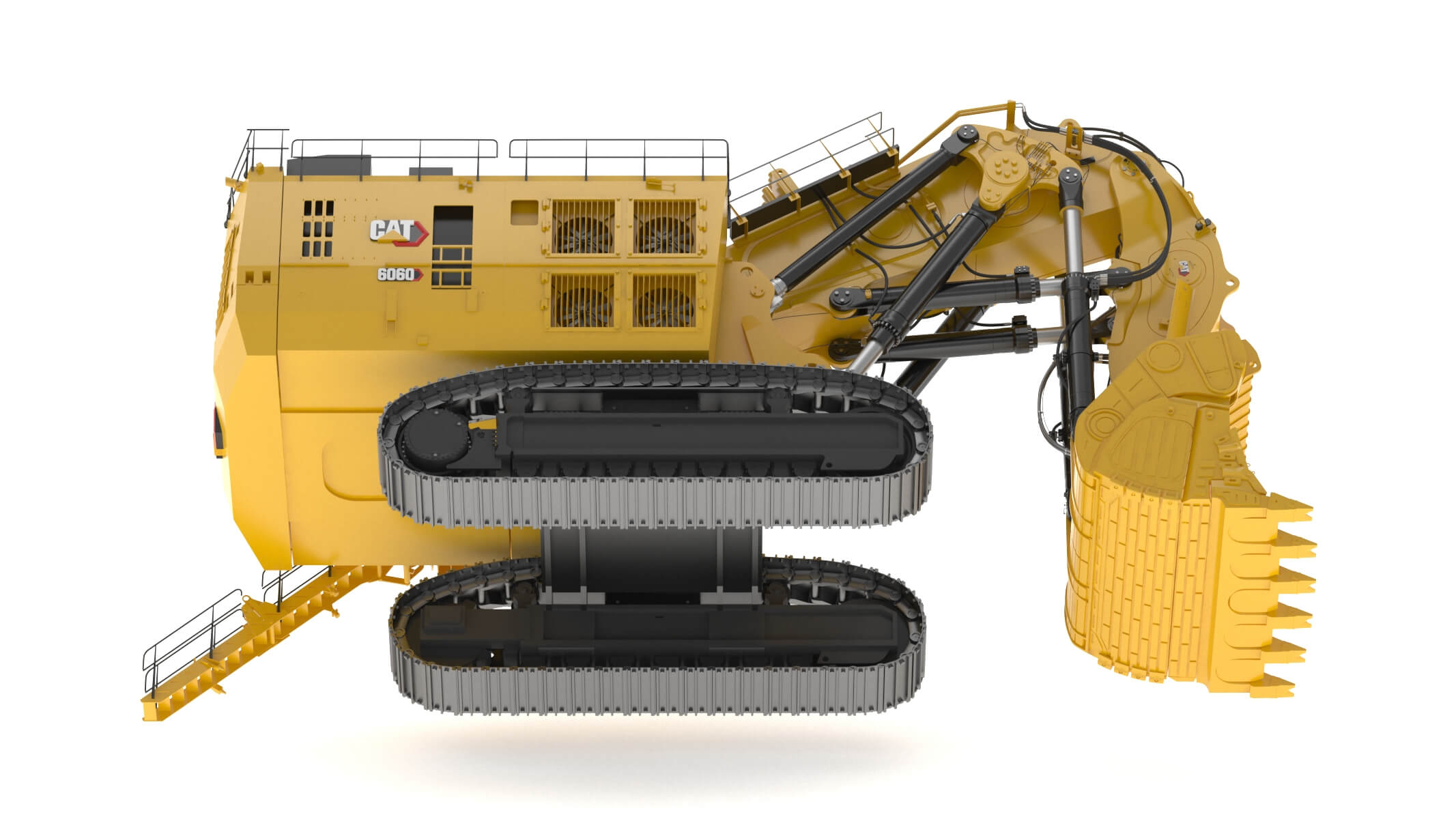 Cat 6060 Hydraulic Mining Shovels - 3D Model by frezzy