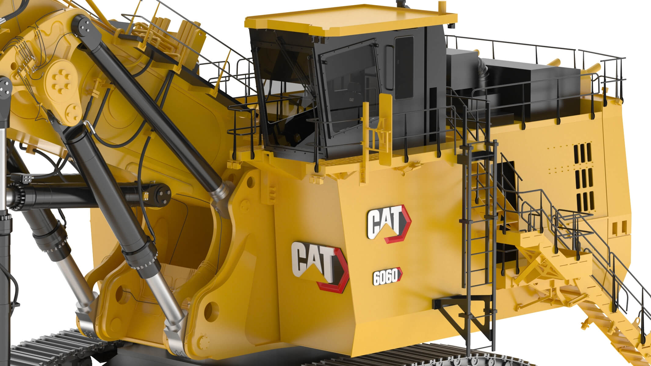 Cat 6060 Hydraulic Mining Shovels - 3D Model by frezzy