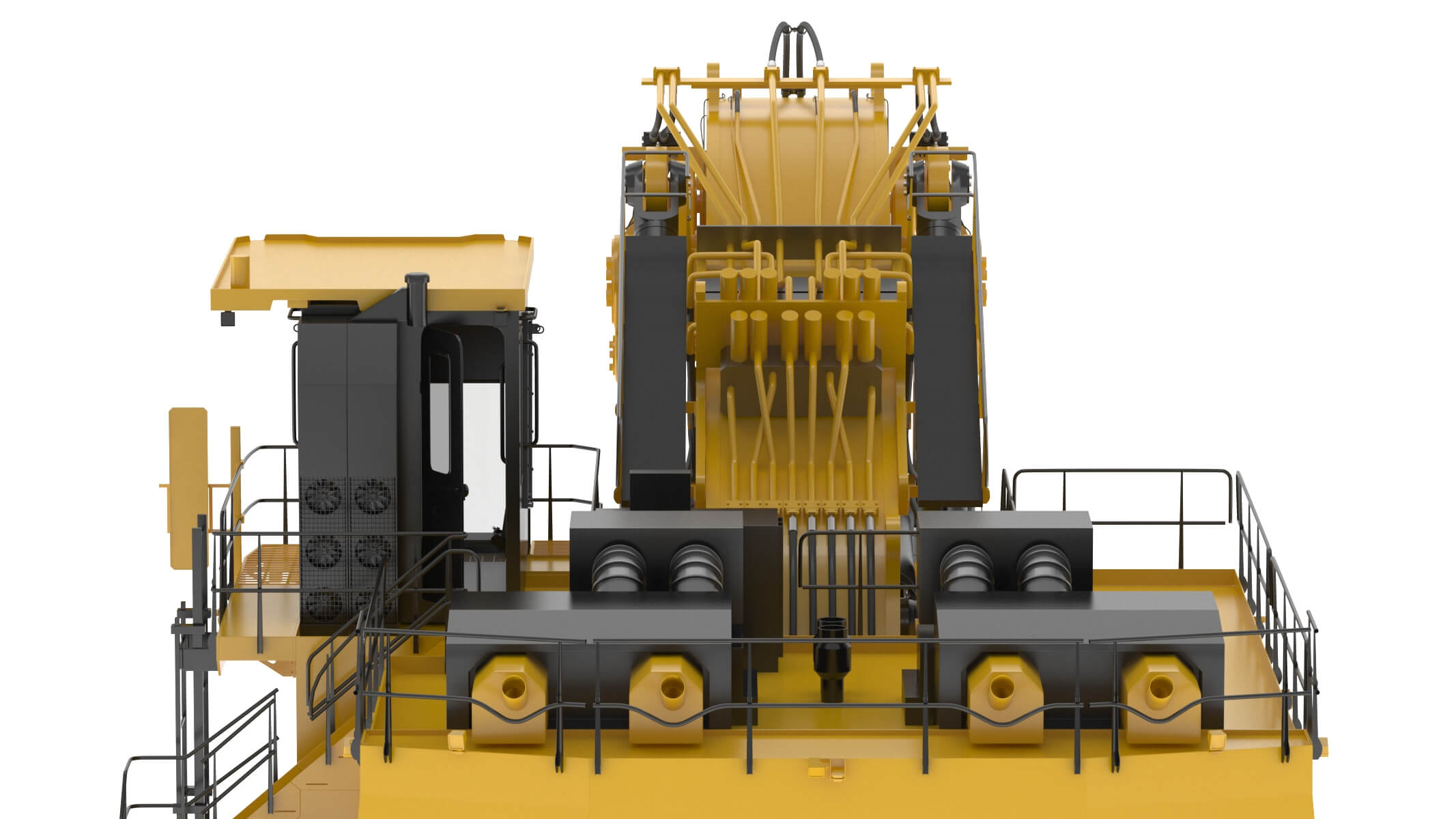 Cat 6060 Hydraulic Mining Shovels - 3D Model by frezzy