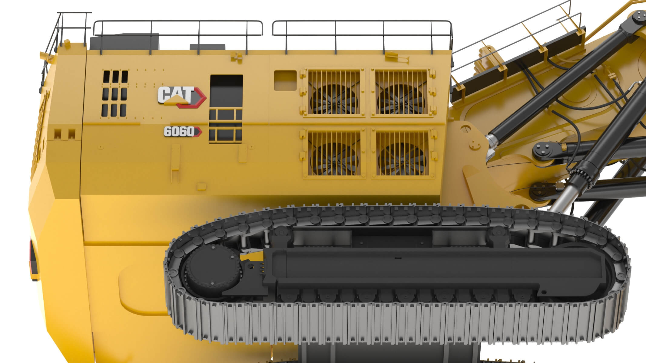 Cat 6060 Hydraulic Mining Shovels - 3D Model by frezzy