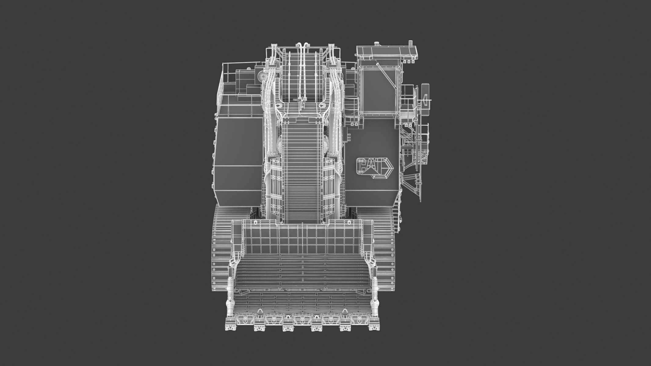 Cat 6060 Hydraulic Mining Shovels - 3D Model by frezzy