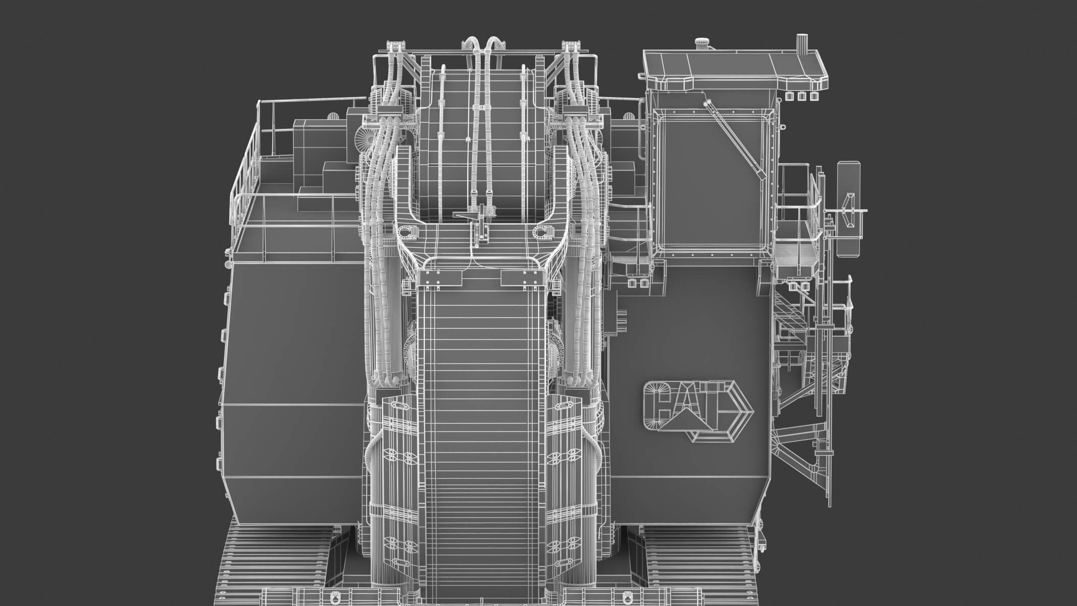 Cat 6060 Hydraulic Mining Shovels - 3D Model by frezzy