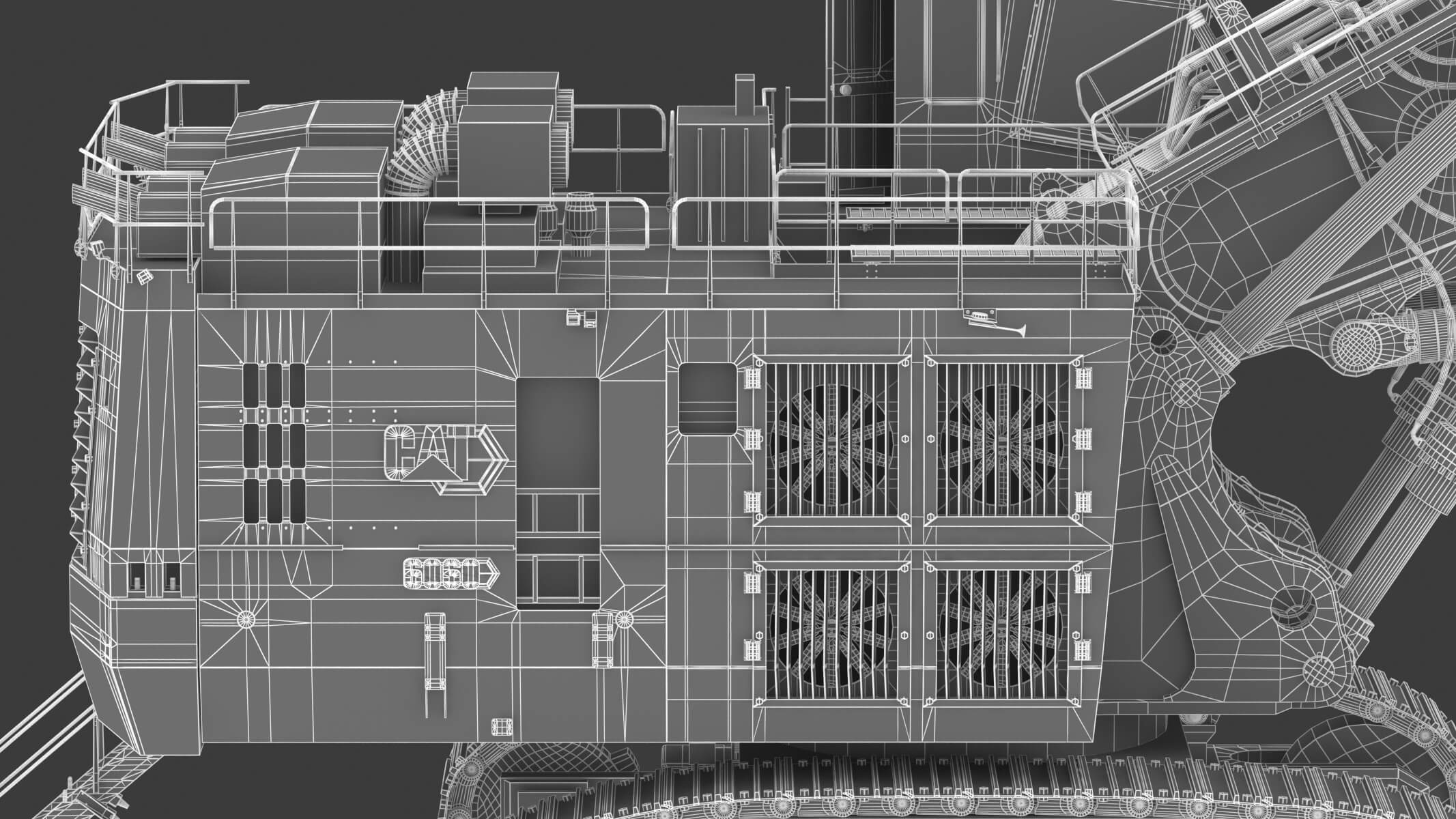 Cat 6060 Hydraulic Mining Shovels - 3D Model by frezzy