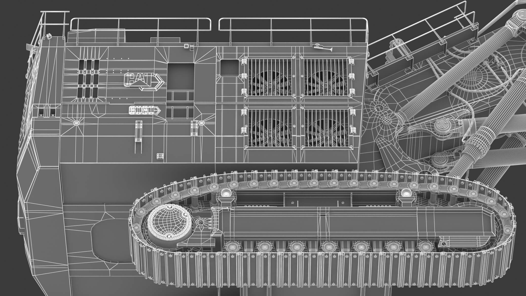 Cat 6060 Hydraulic Mining Shovels - 3D Model by frezzy