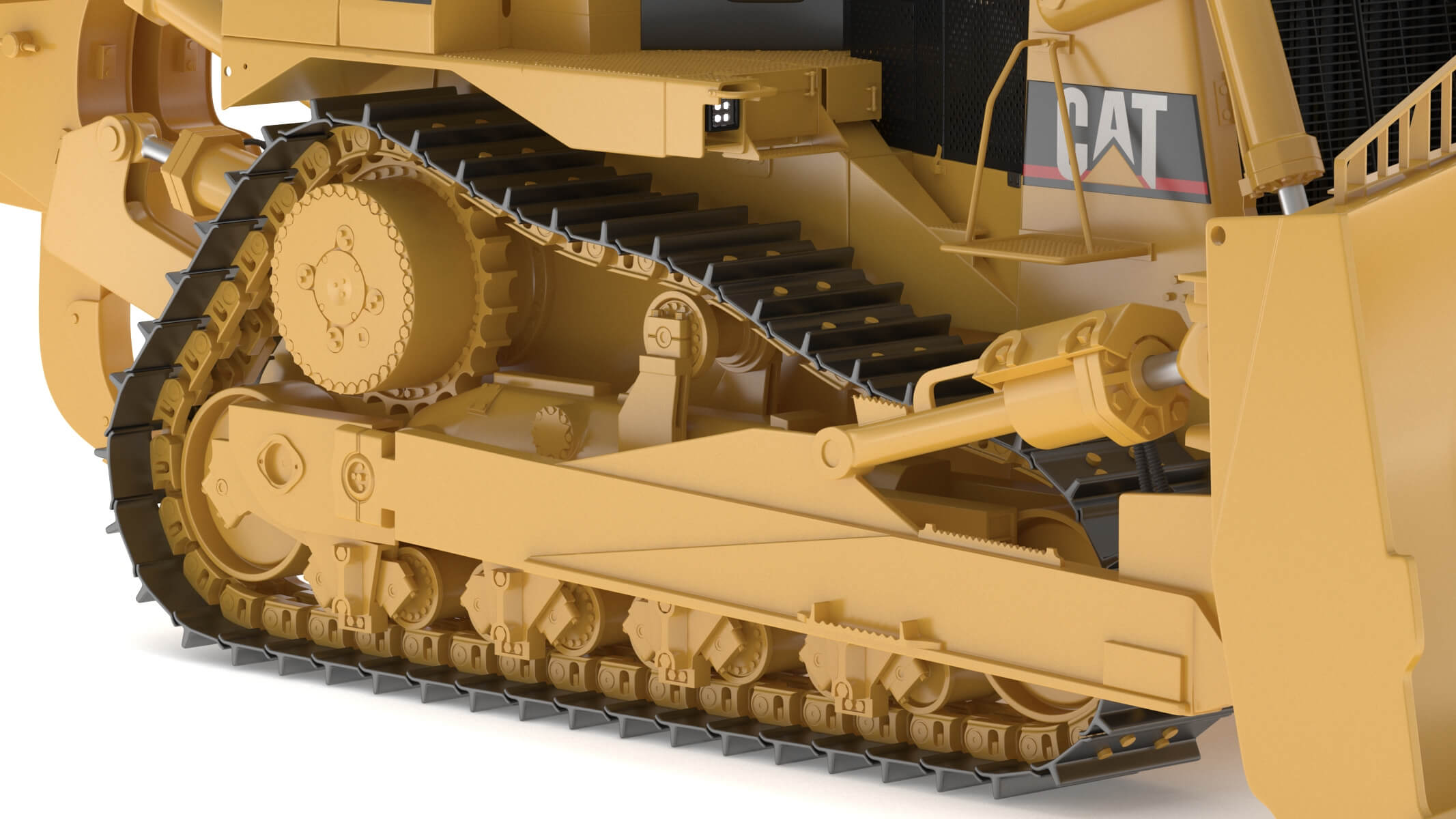 Cat Caterpillar D10 Dozer - 3D Model by frezzy