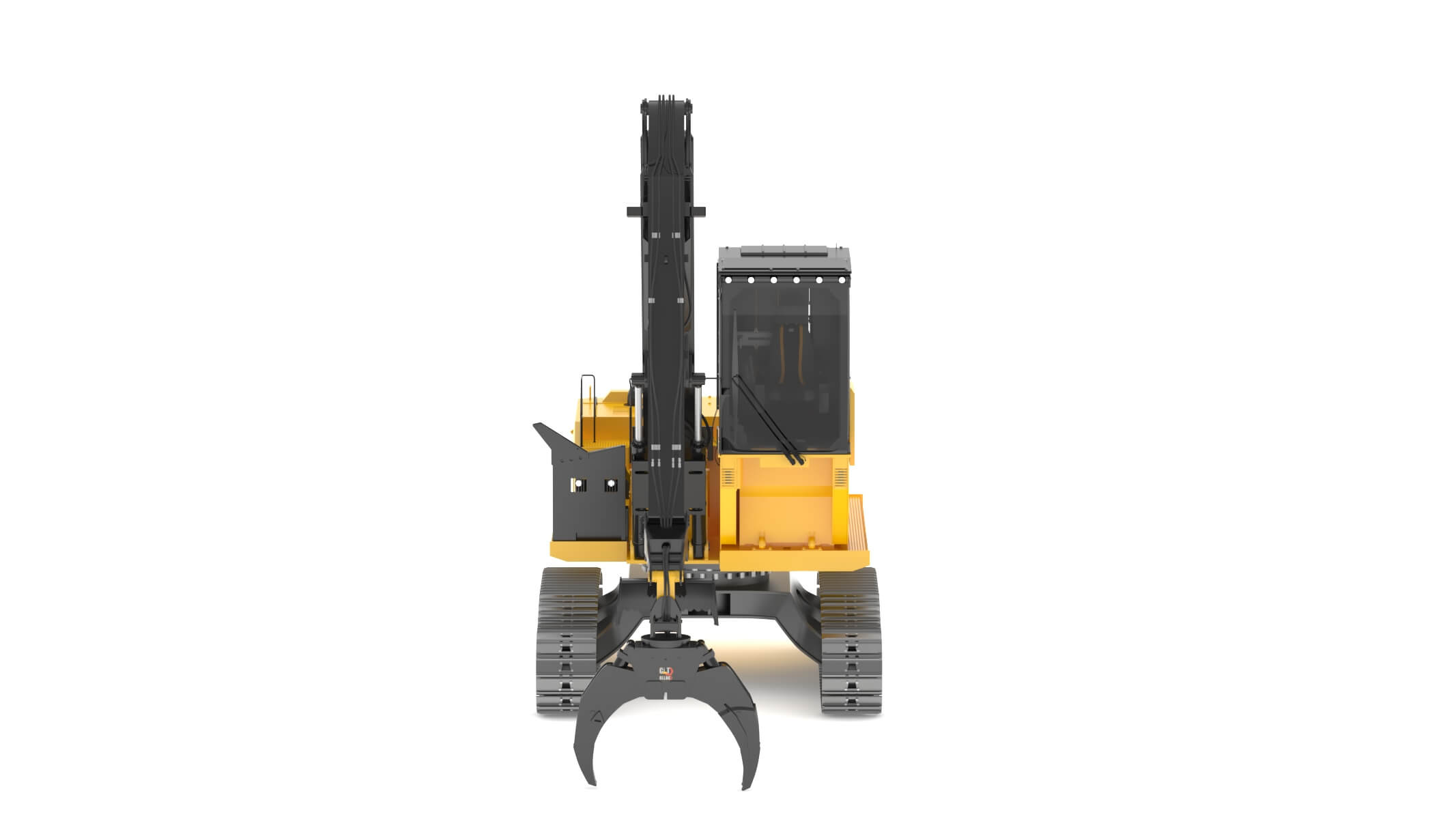 Cat FM568 General Forest and Log Loader Machine - 3D Model by frezzy