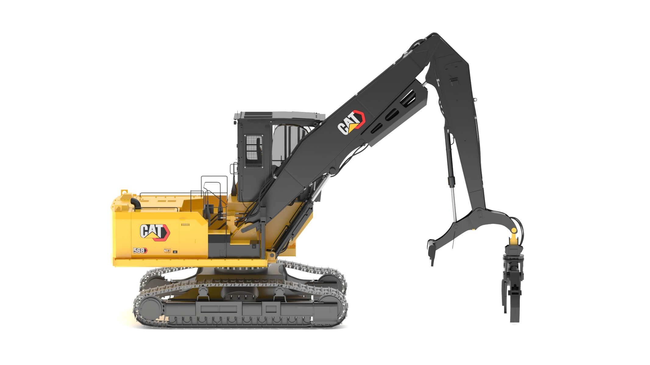 Cat FM568 General Forest and Log Loader Machine - 3D Model by frezzy