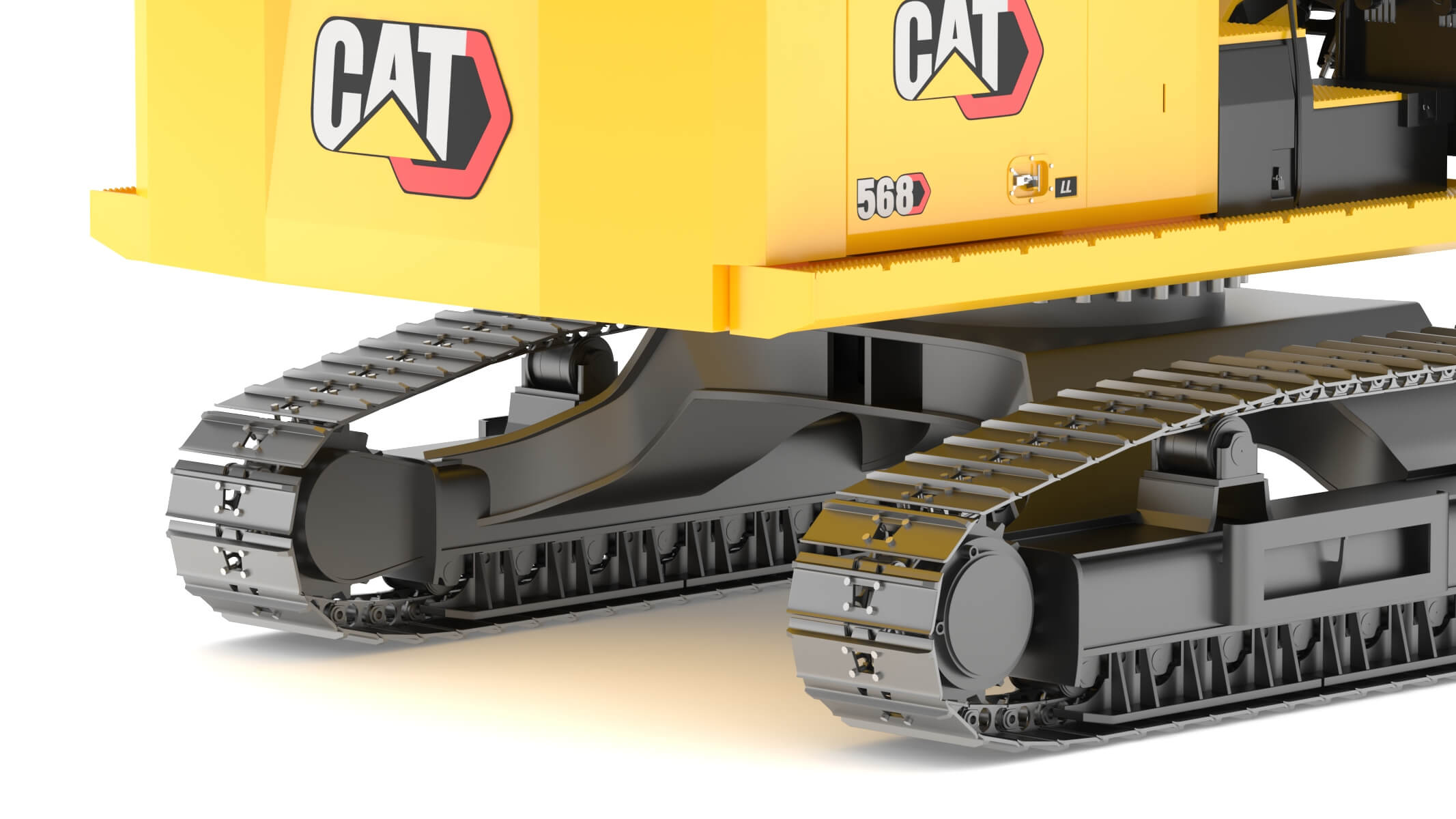 Cat FM568 General Forest and Log Loader Machine - 3D Model by frezzy