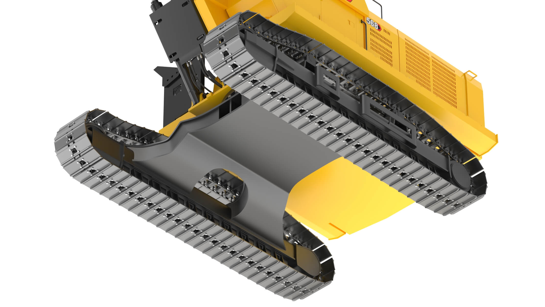 Cat FM568 General Forest and Log Loader Machine - 3D Model by frezzy