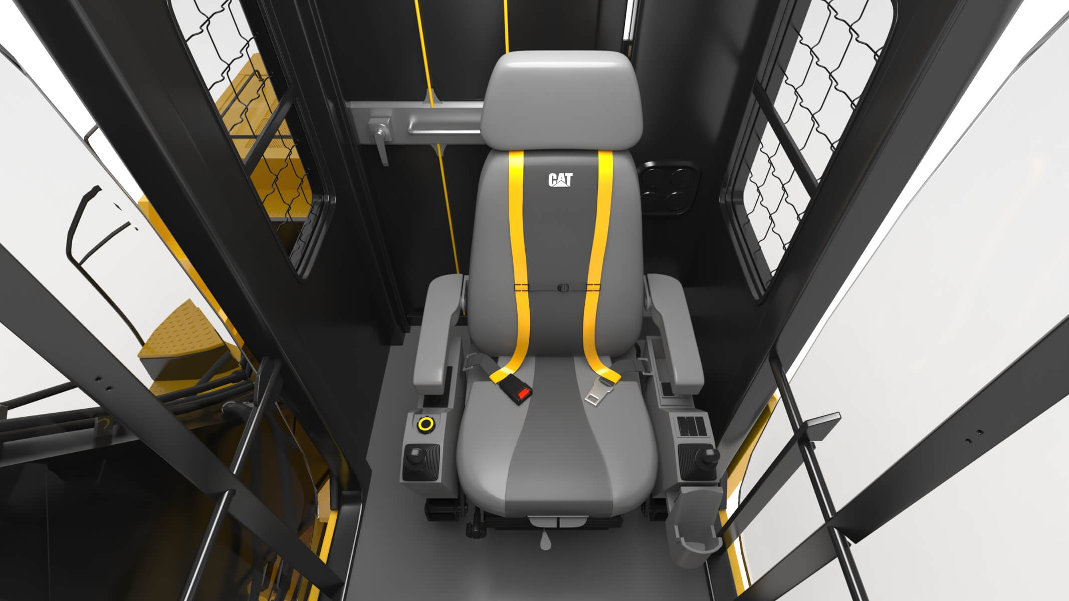 Cat FM568 General Forest and Log Loader Machine - 3D Model by frezzy