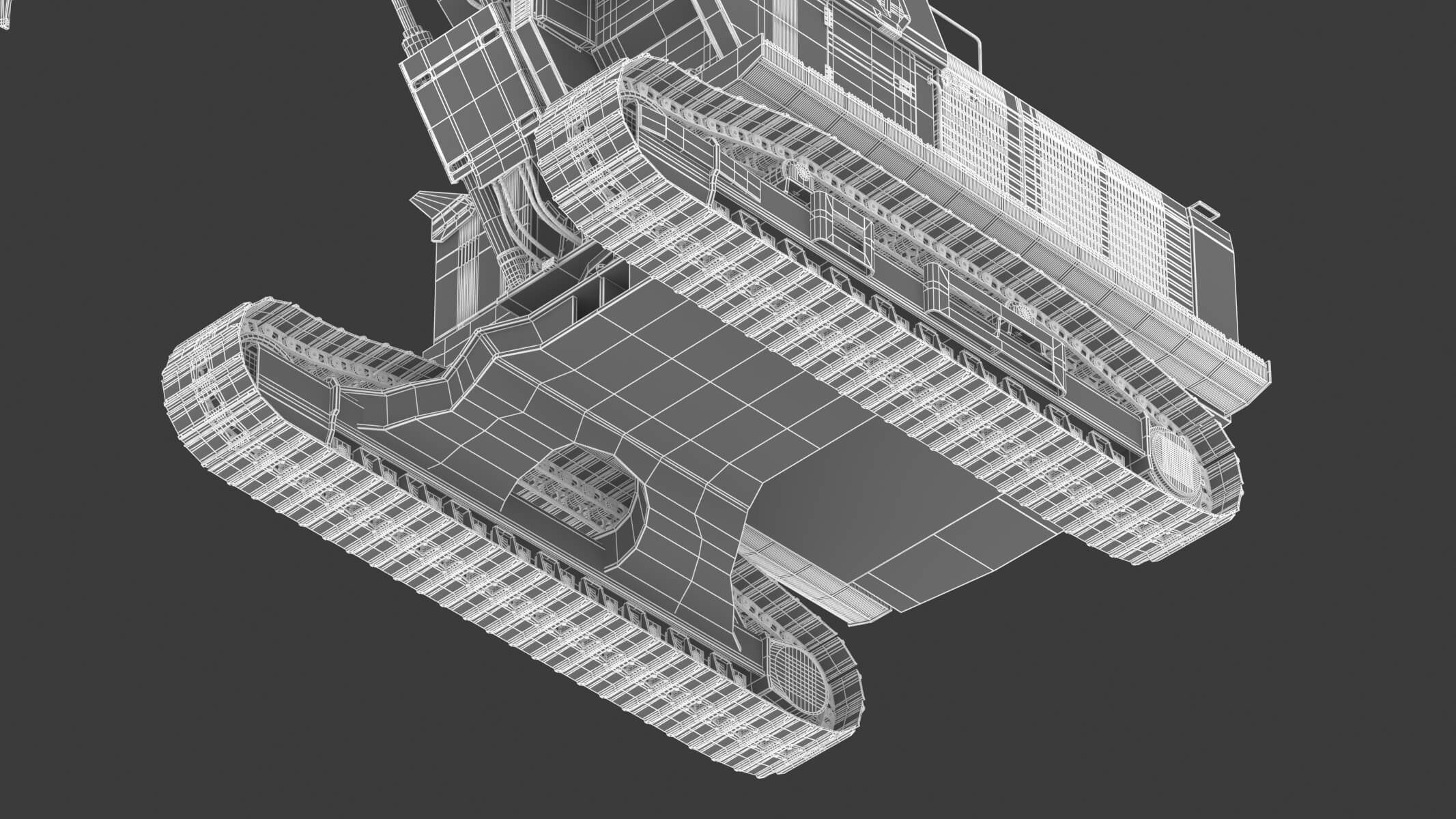 Cat FM568 General Forest and Log Loader Machine - 3D Model by frezzy
