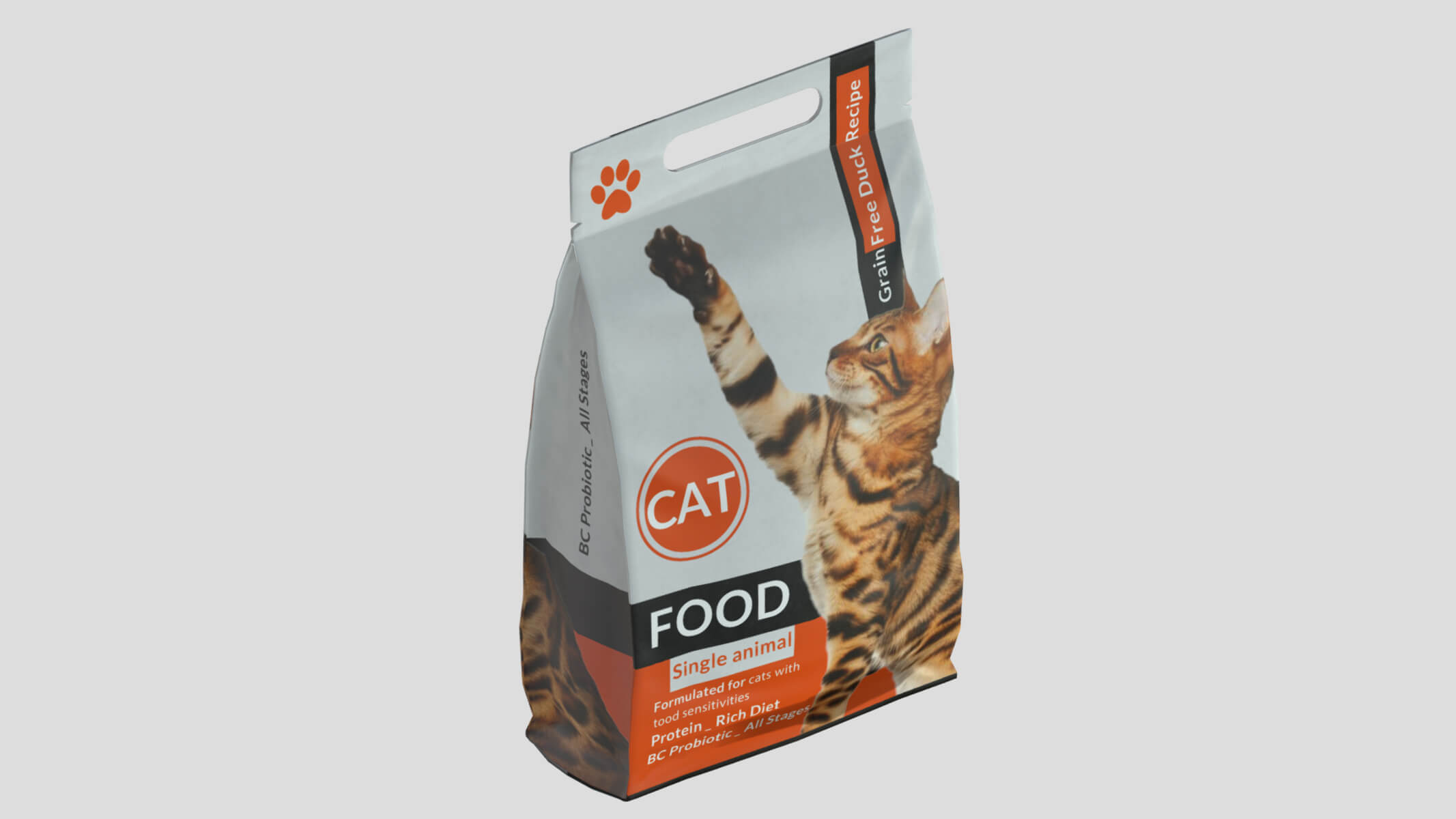 Cat Food Pack Low Poly - 3D Model by frezzy