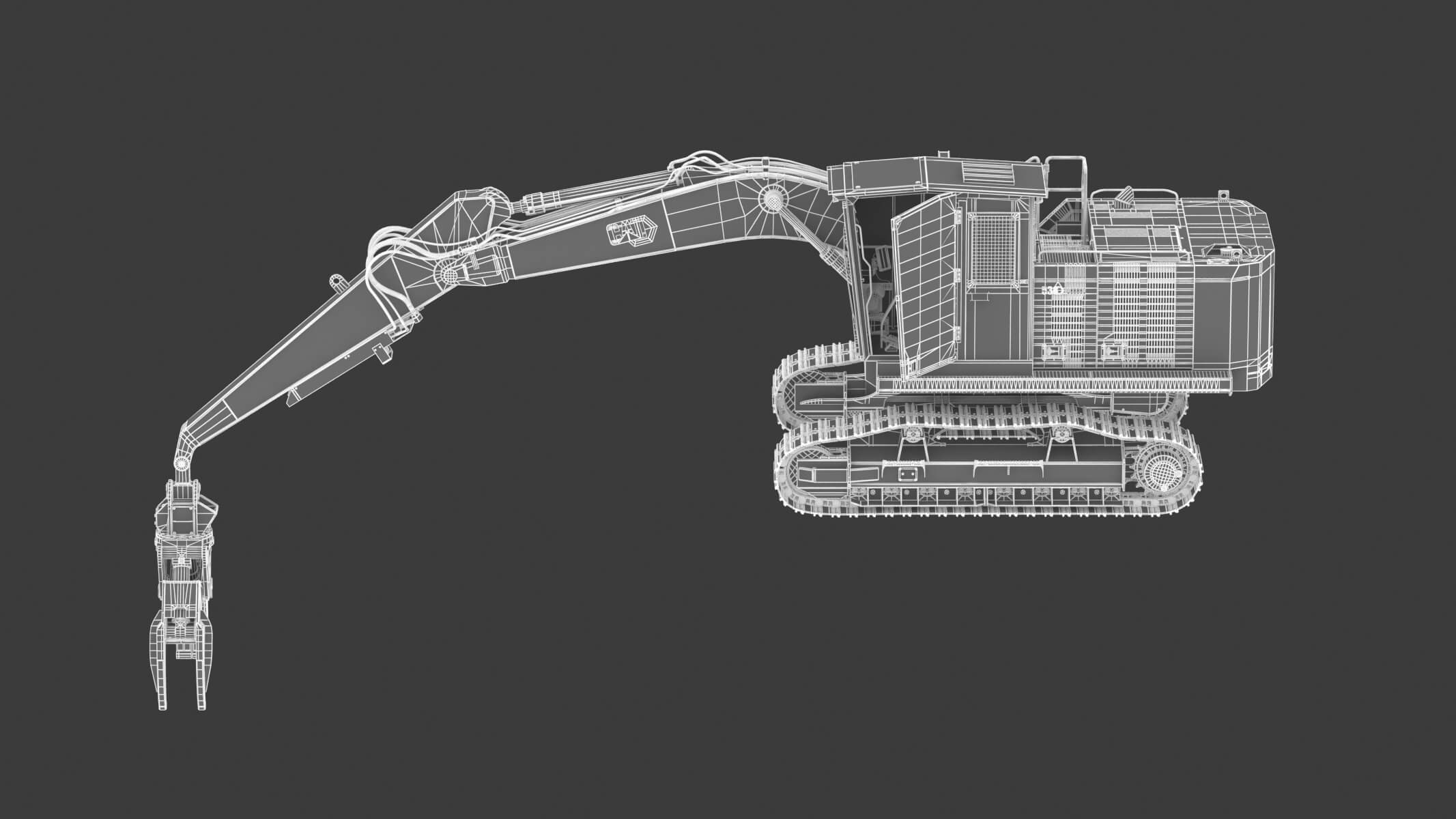 Cat Forest Machines FM538 Gf FM538 Ll - 3D Model by frezzy