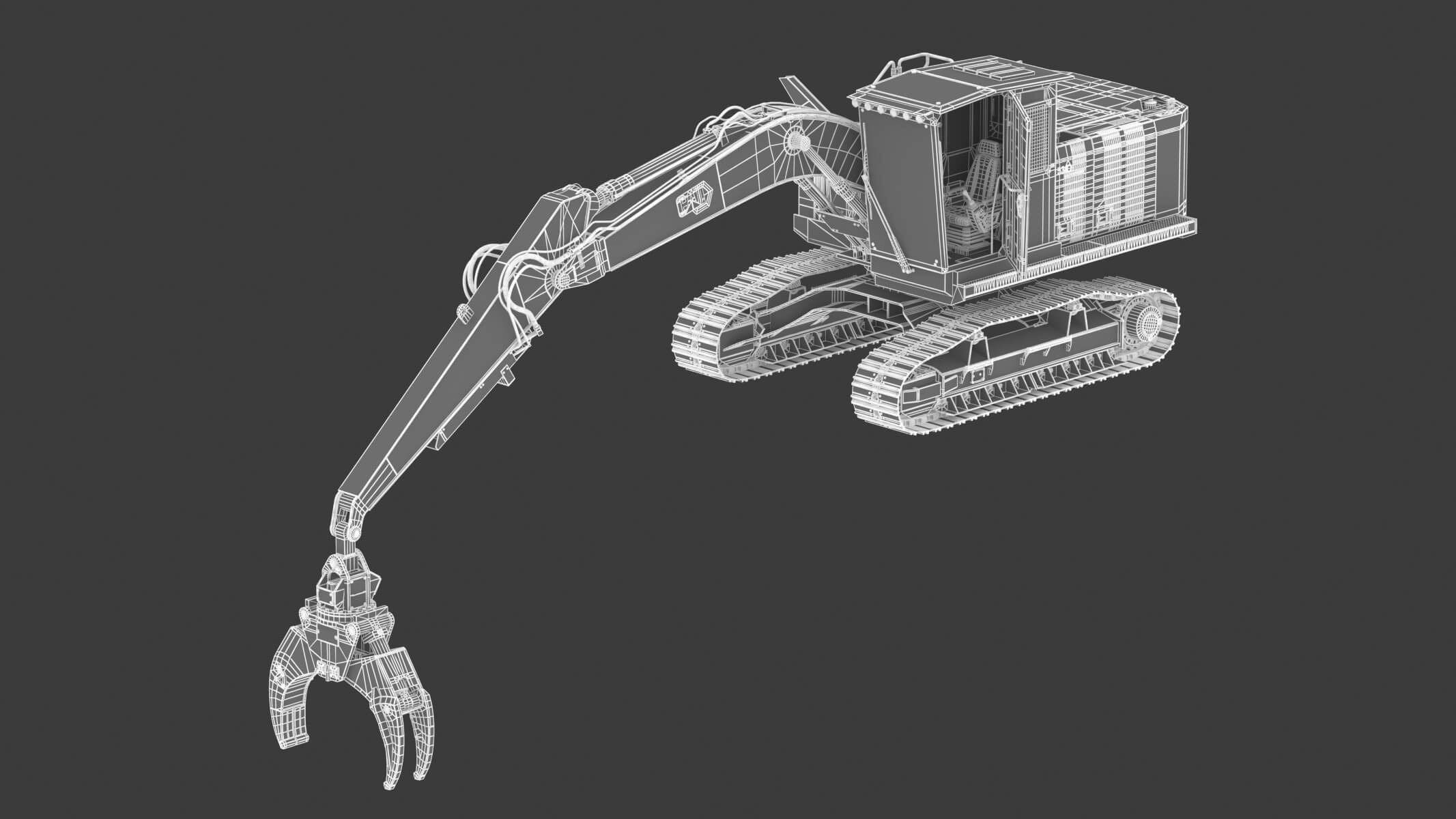 Cat Forest Machines FM538 Gf FM538 Ll - 3D Model by frezzy