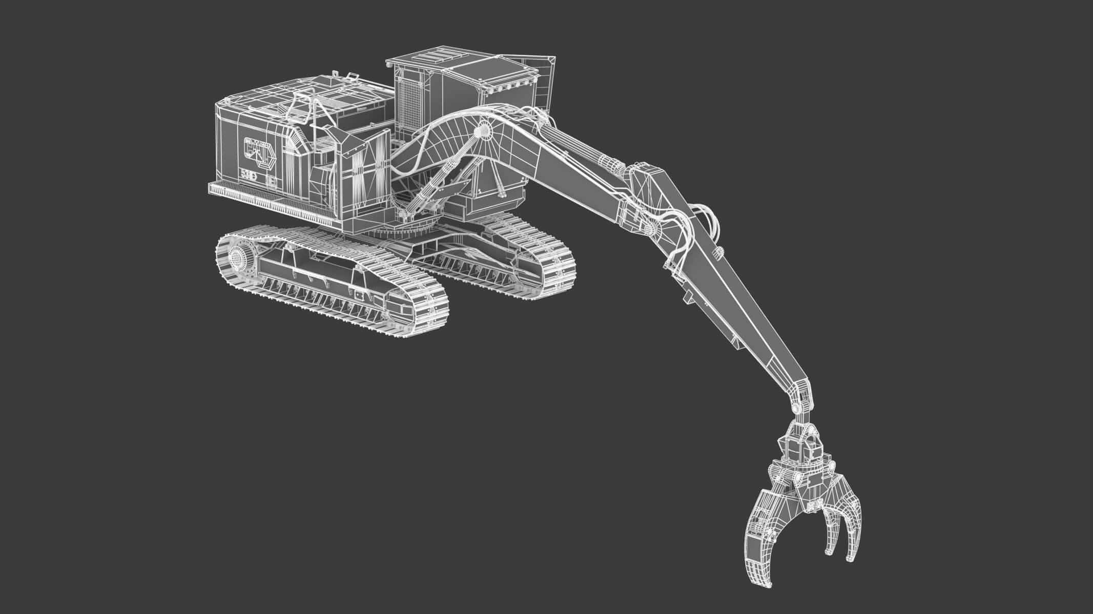 Cat Forest Machines FM538 Gf FM538 Ll - 3D Model by frezzy