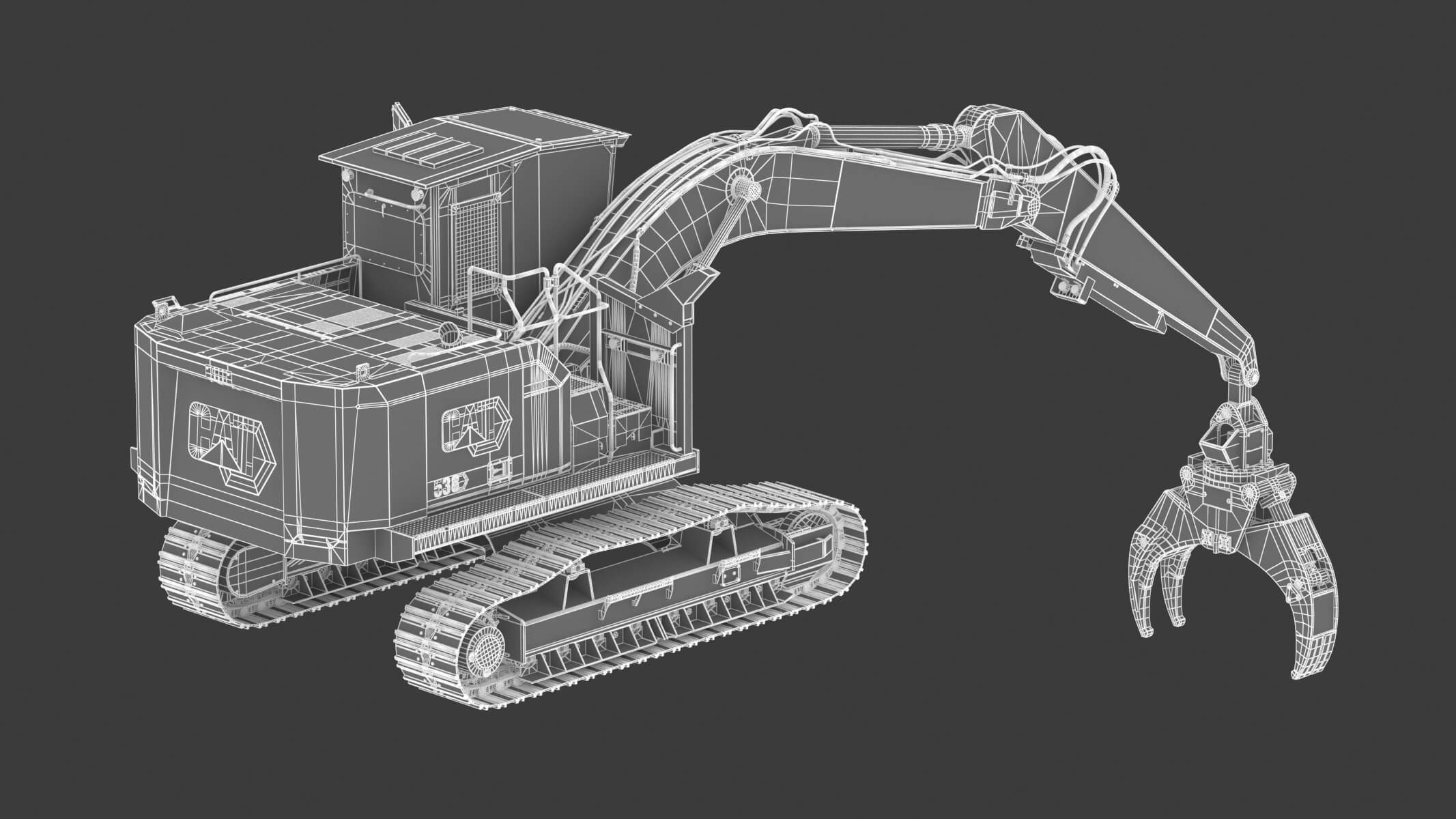Cat Forest Machines FM538 Gf FM538 Ll - 3D Model by frezzy