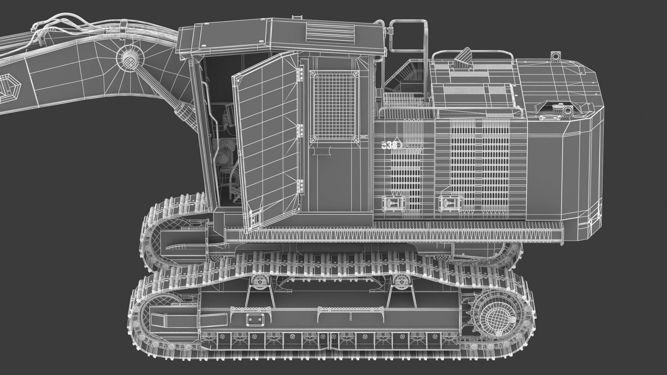 Cat Forest Machines FM538 Gf FM538 Ll - 3D Model by frezzy