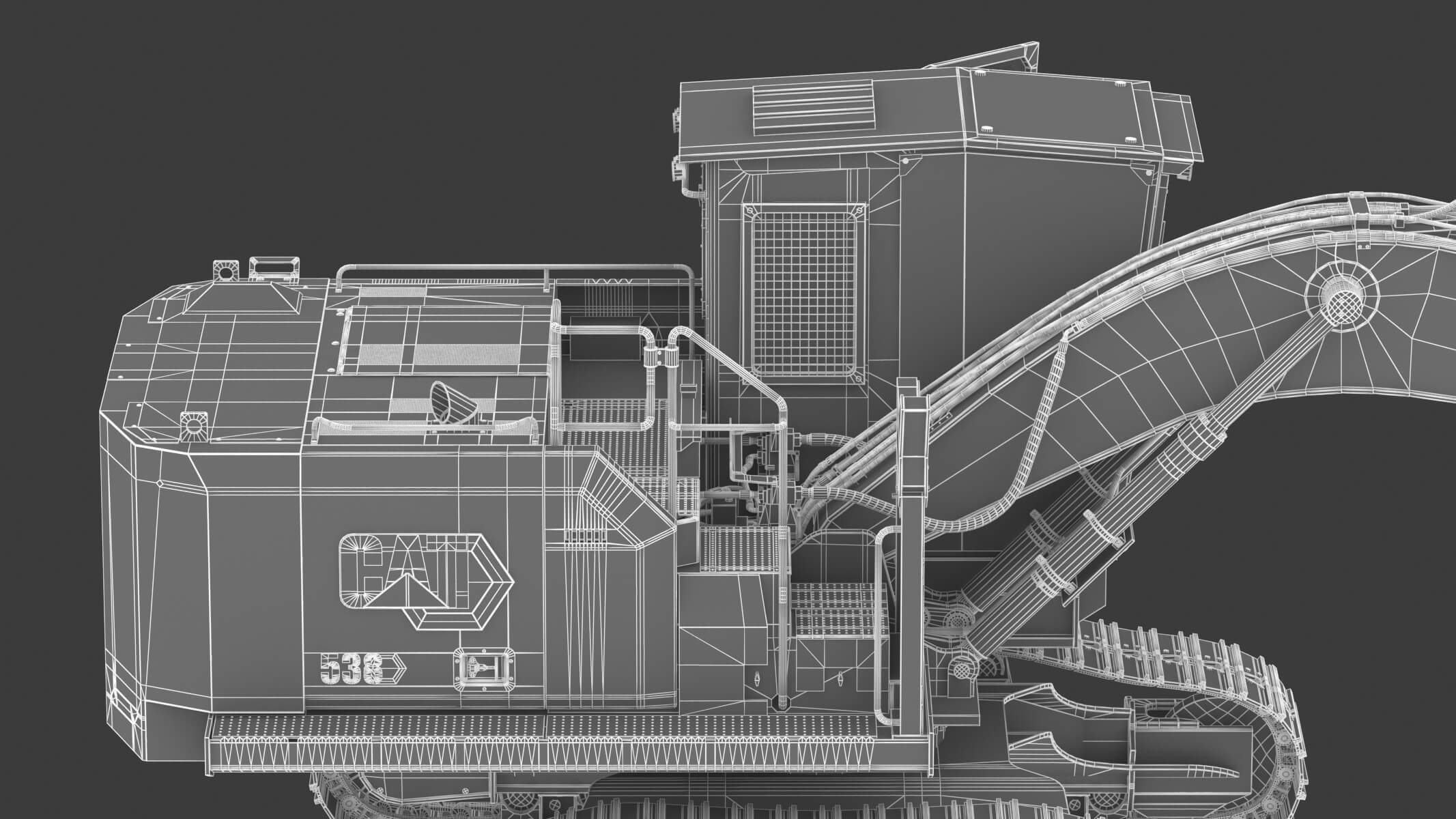 Cat Forest Machines FM538 Gf FM538 Ll - 3D Model by frezzy