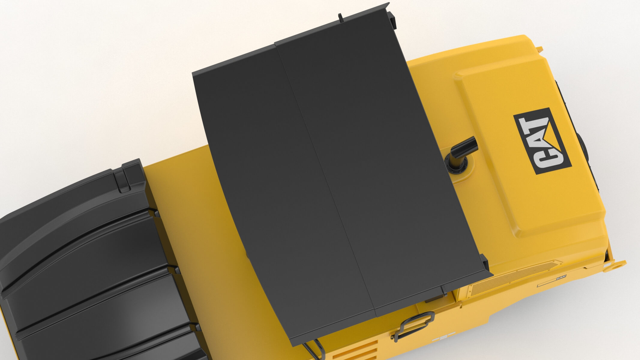 Cat Pneumatic Rollers CW16 11-Wheel 3D Model by frezzy