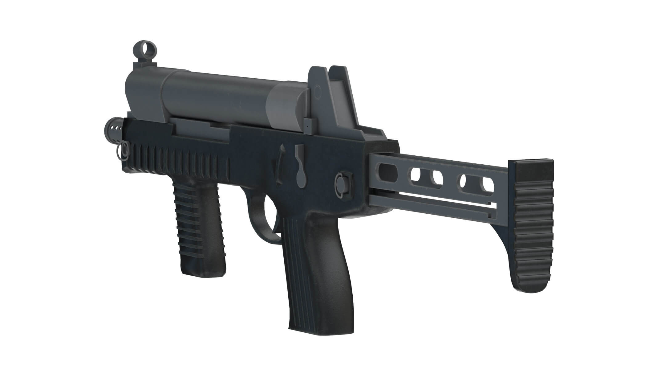 CF 05 Submachine Gun Low Poly - 3D Model by frezzy