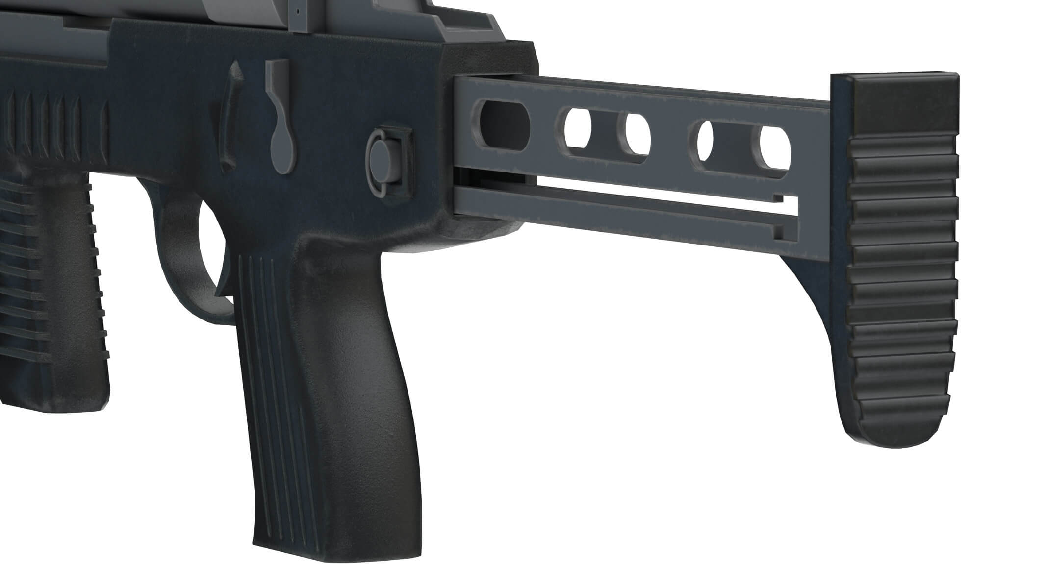 CF 05 Submachine Gun Low Poly - 3D Model by frezzy
