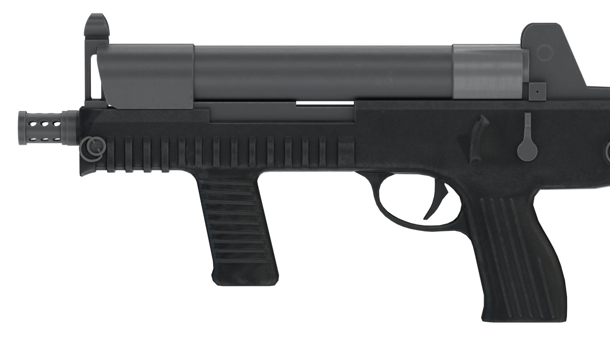 CF 05 Submachine Gun Low Poly - 3D Model by frezzy