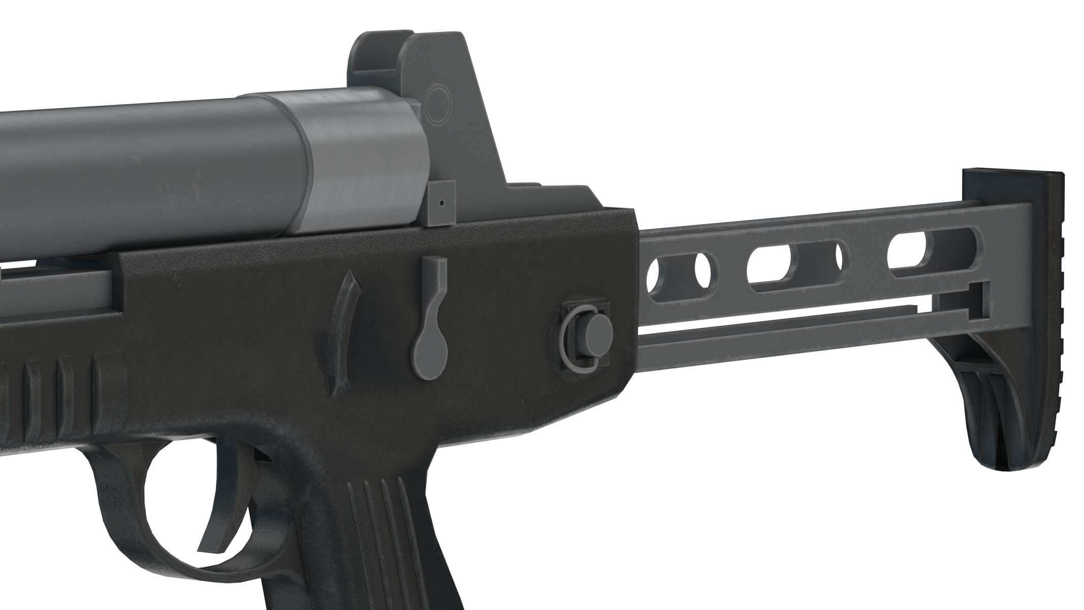 CF 05 Submachine Gun Low Poly - 3D Model by frezzy