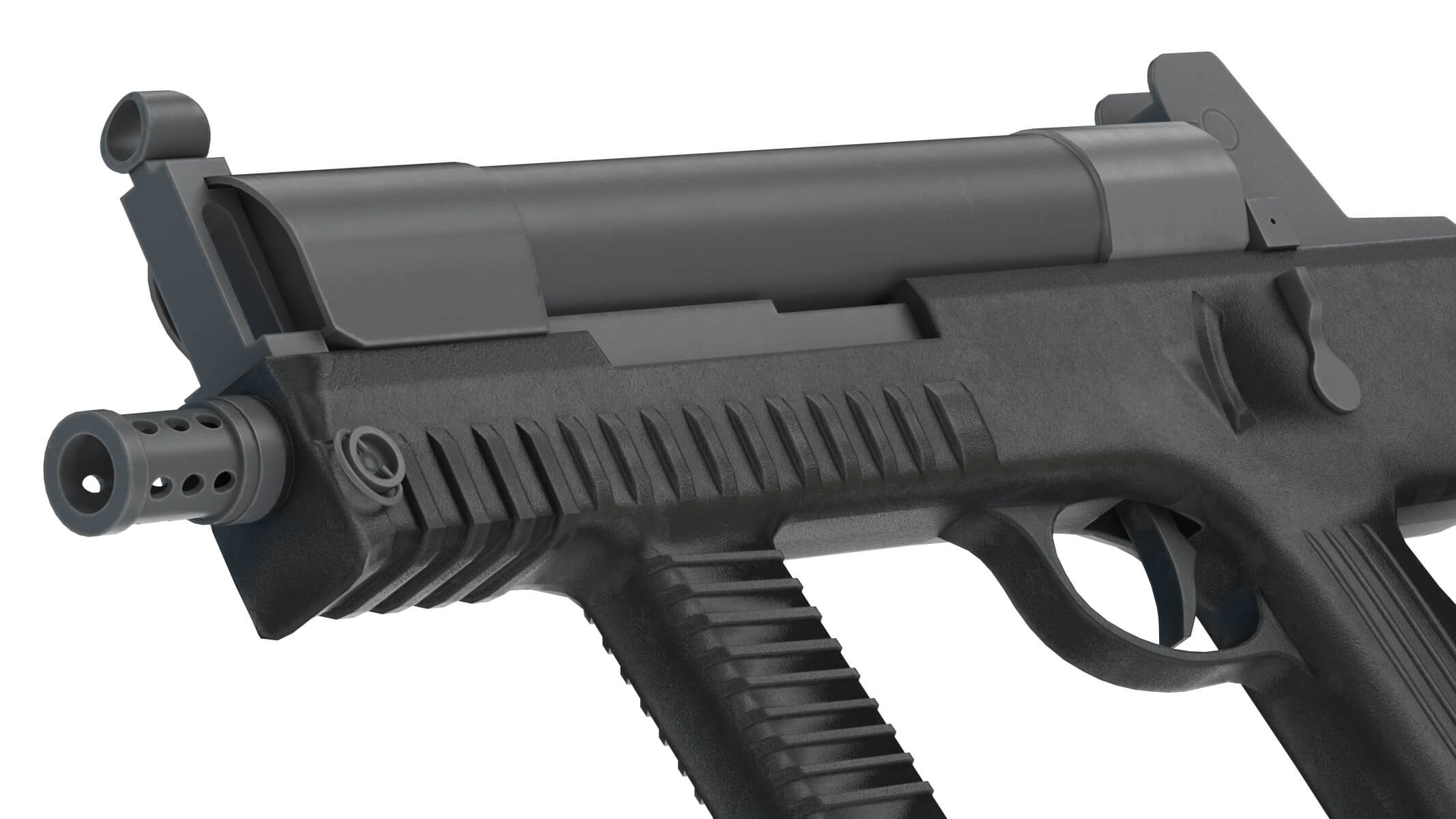 CF 05 Submachine Gun Low Poly - 3D Model by frezzy