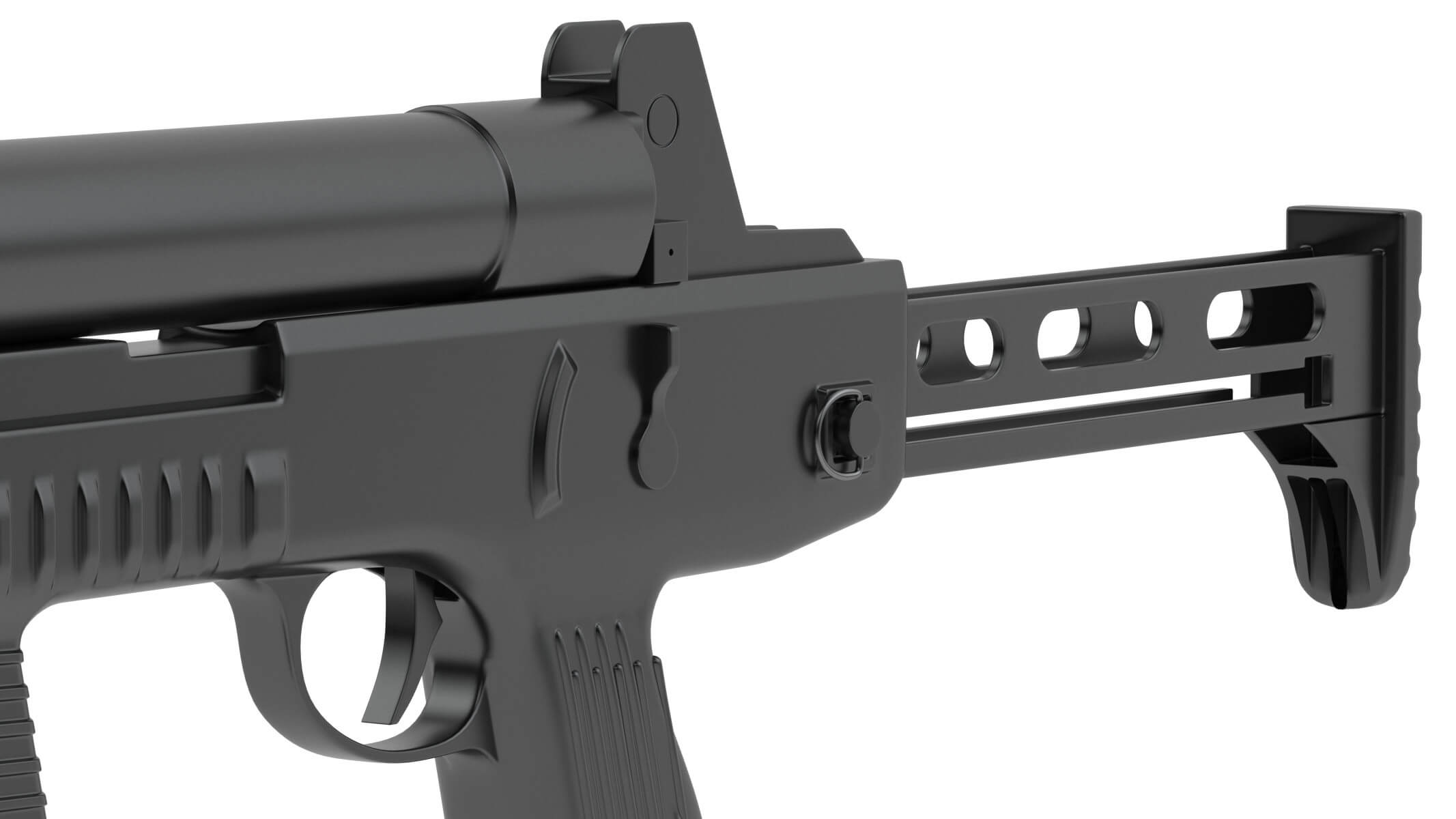 CF-05 Submachine Gun 3D Model by frezzy