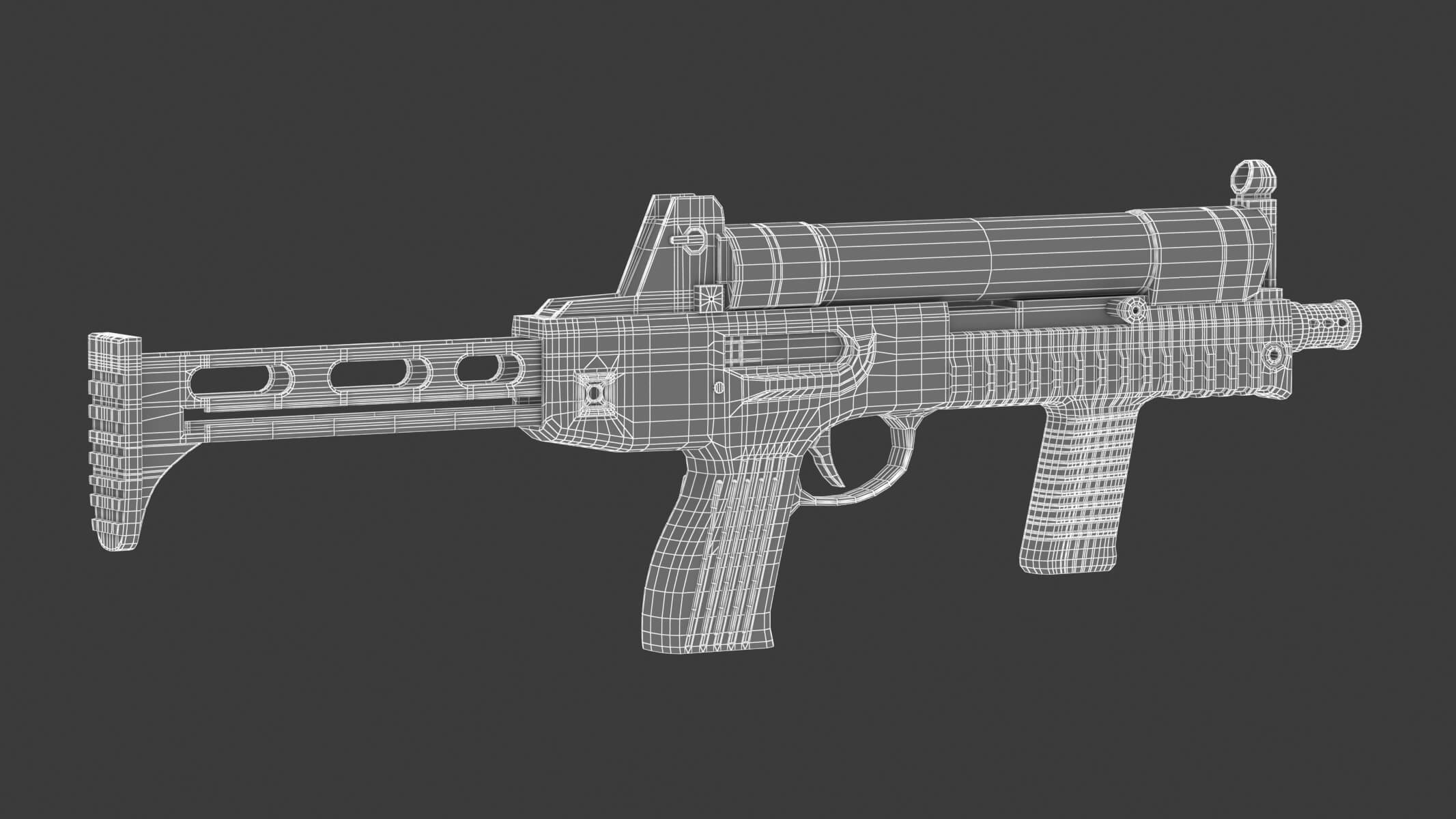 CF-05 Submachine Gun 3D Model by frezzy