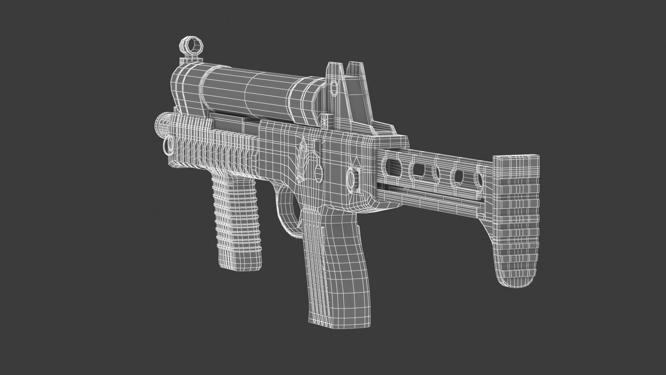 CF-05 Submachine Gun 3D Model by frezzy