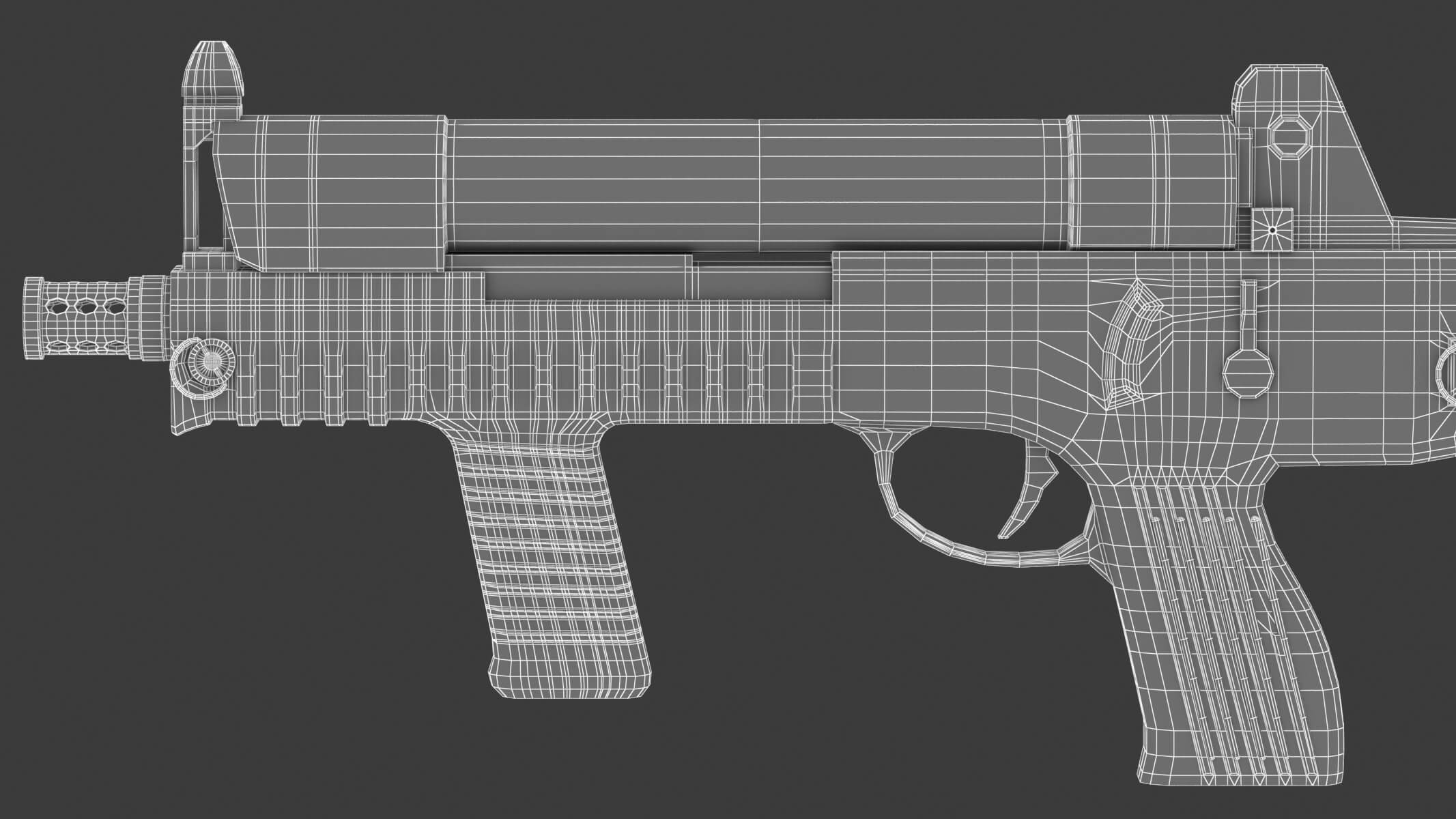 CF-05 Submachine Gun 3D Model by frezzy
