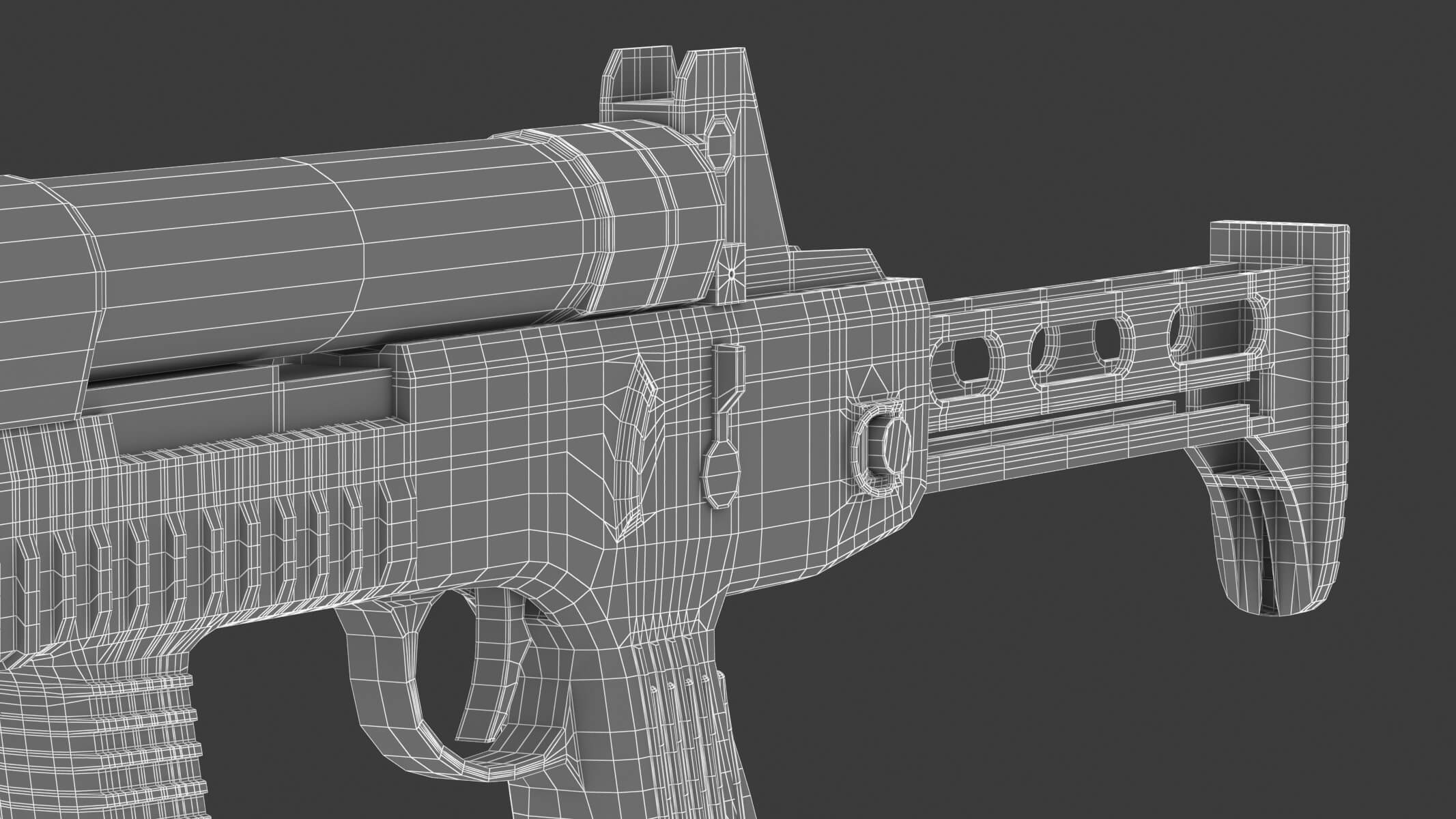 CF-05 Submachine Gun 3D Model by frezzy