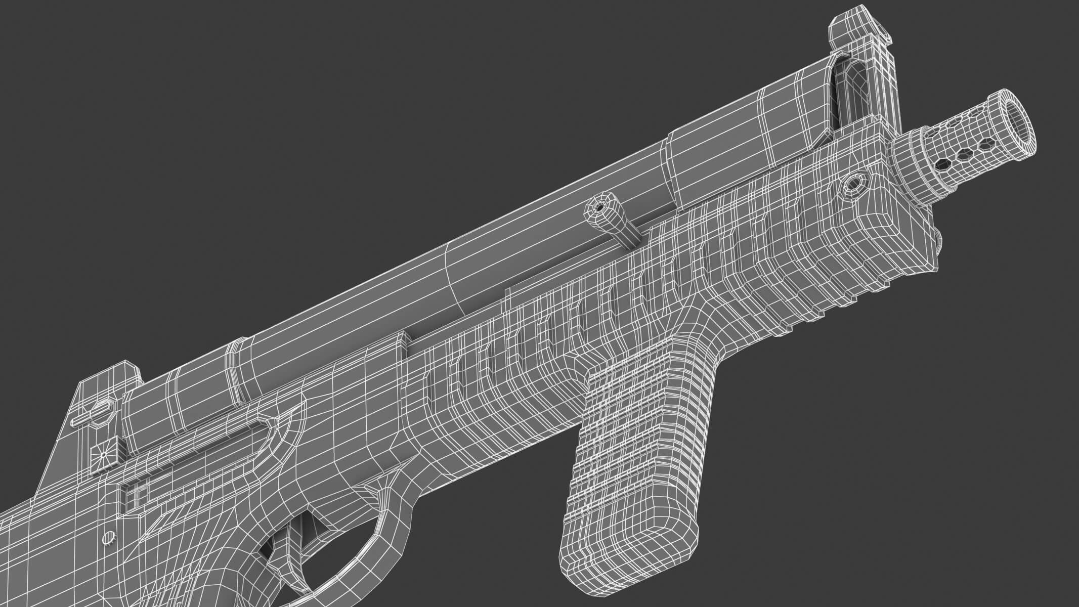CF-05 Submachine Gun 3D Model by frezzy