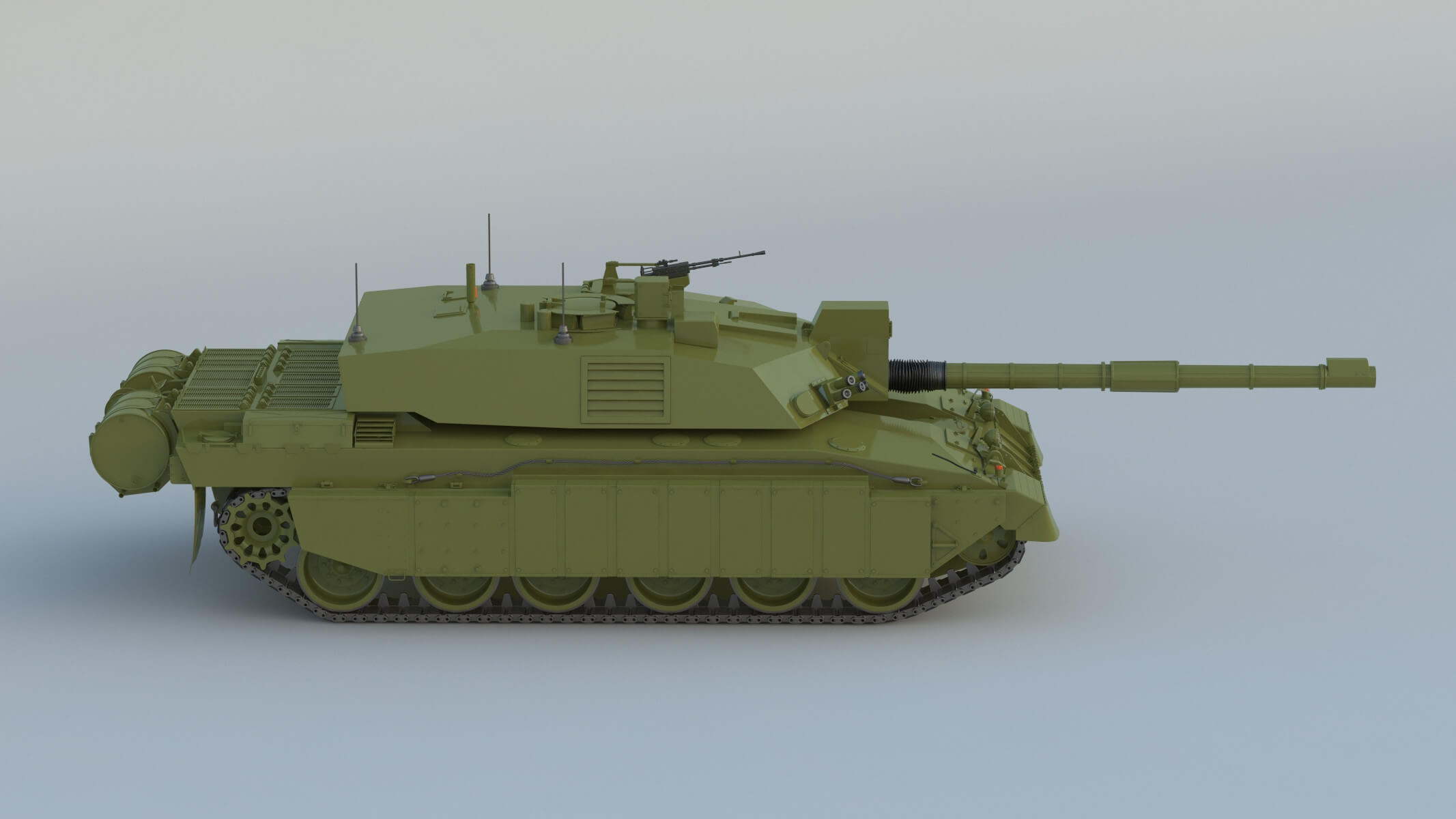 Challenger 2 - 3D Model by frezzy