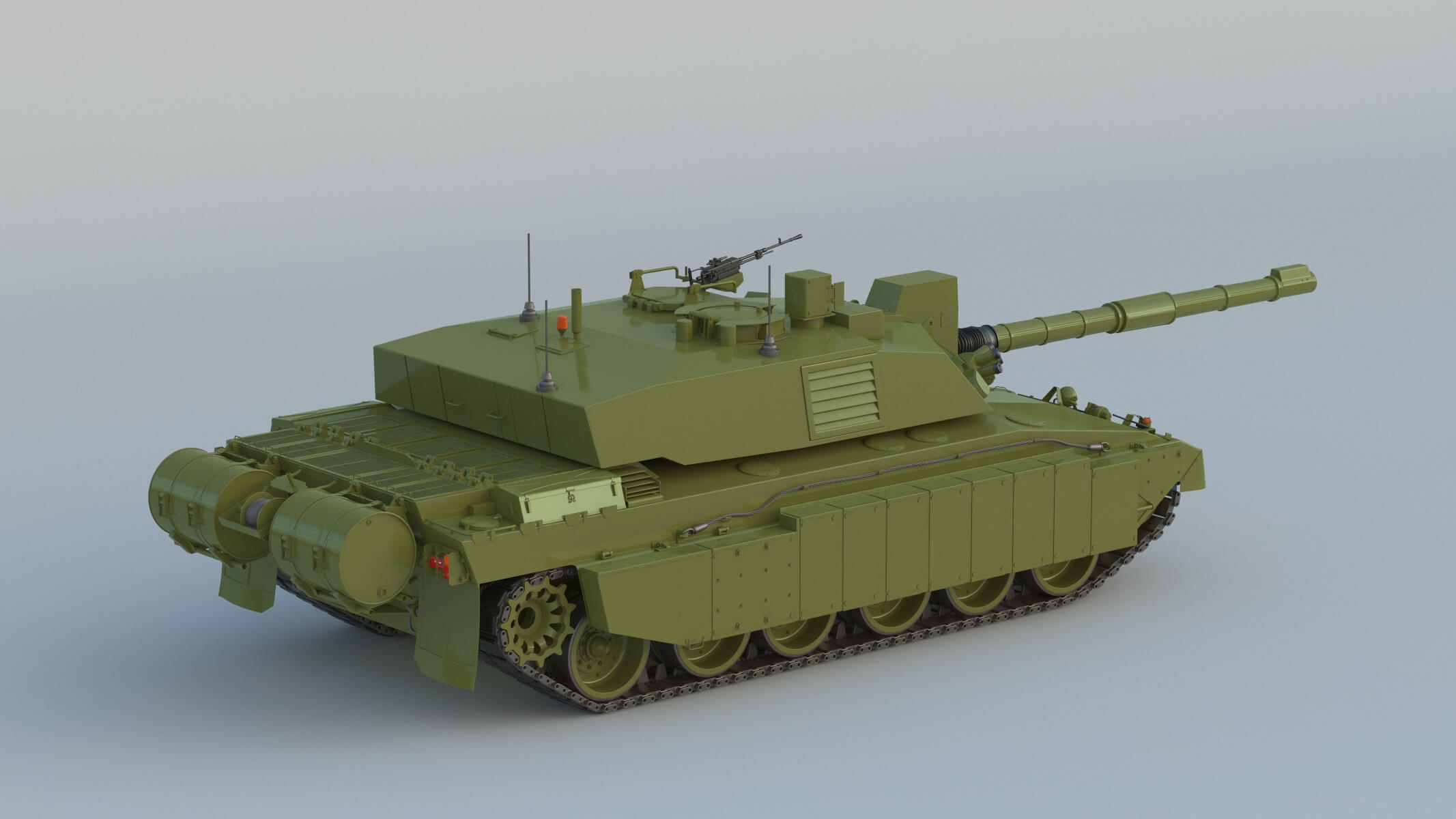 Challenger 2 - 3D Model by frezzy