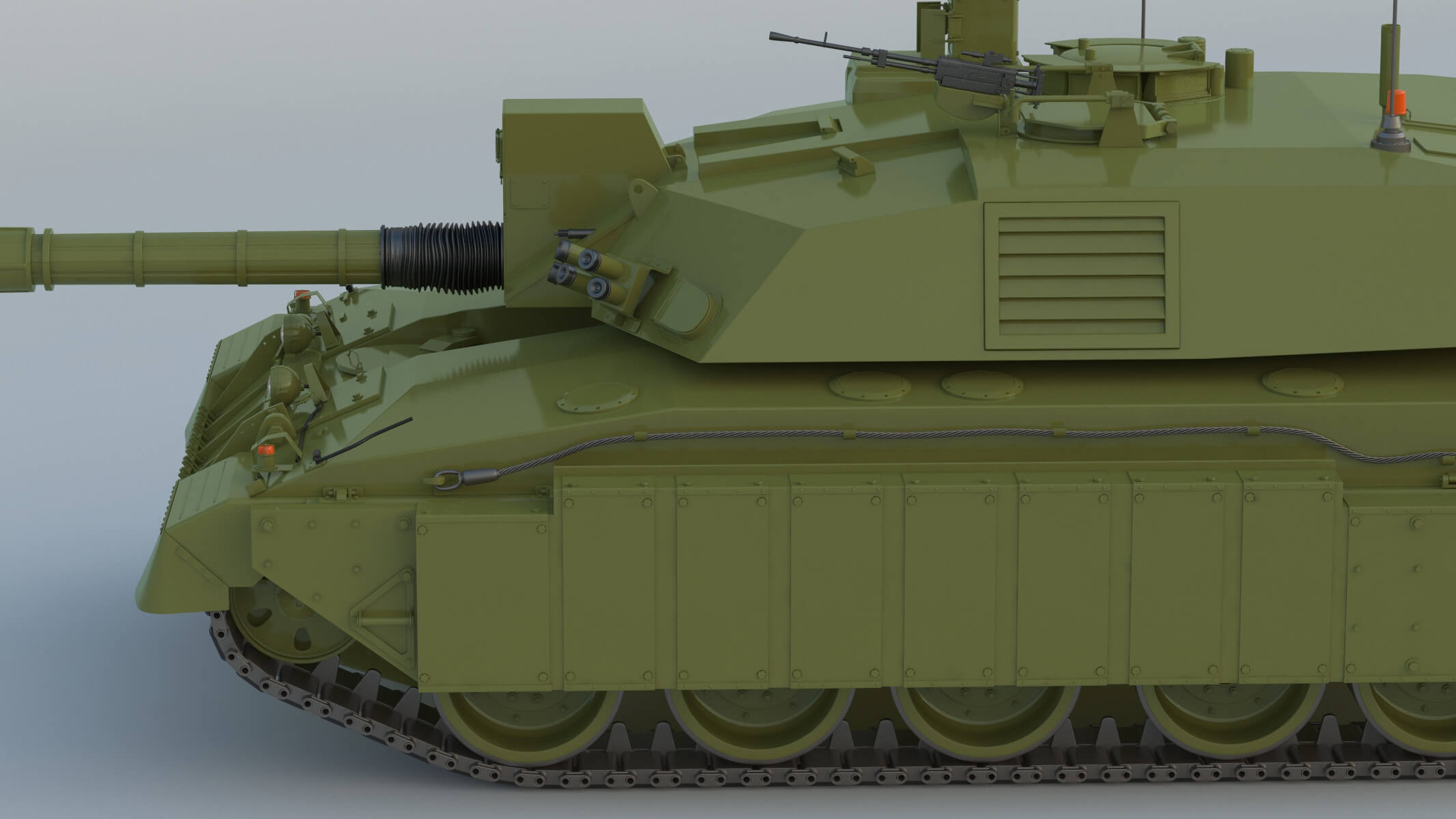 Challenger 2 - 3D Model by frezzy