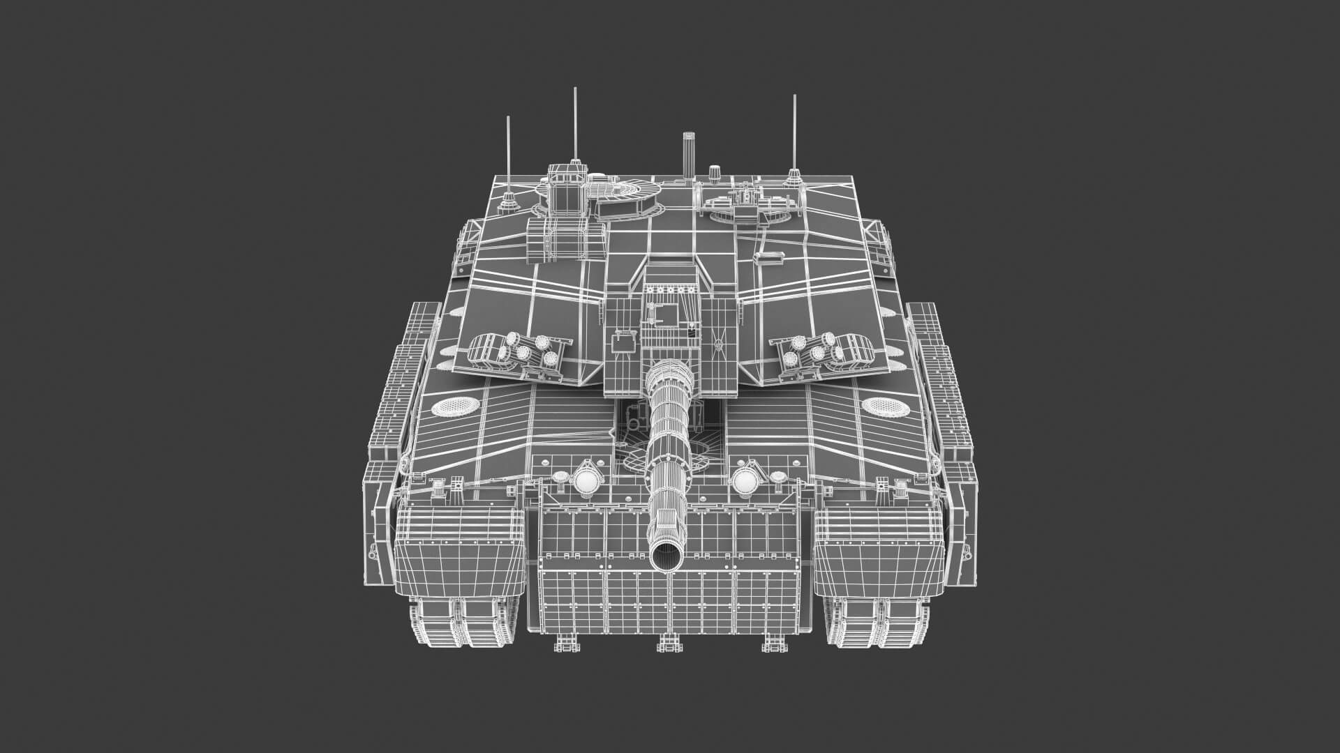 Challenger 2 - 3D Model by frezzy