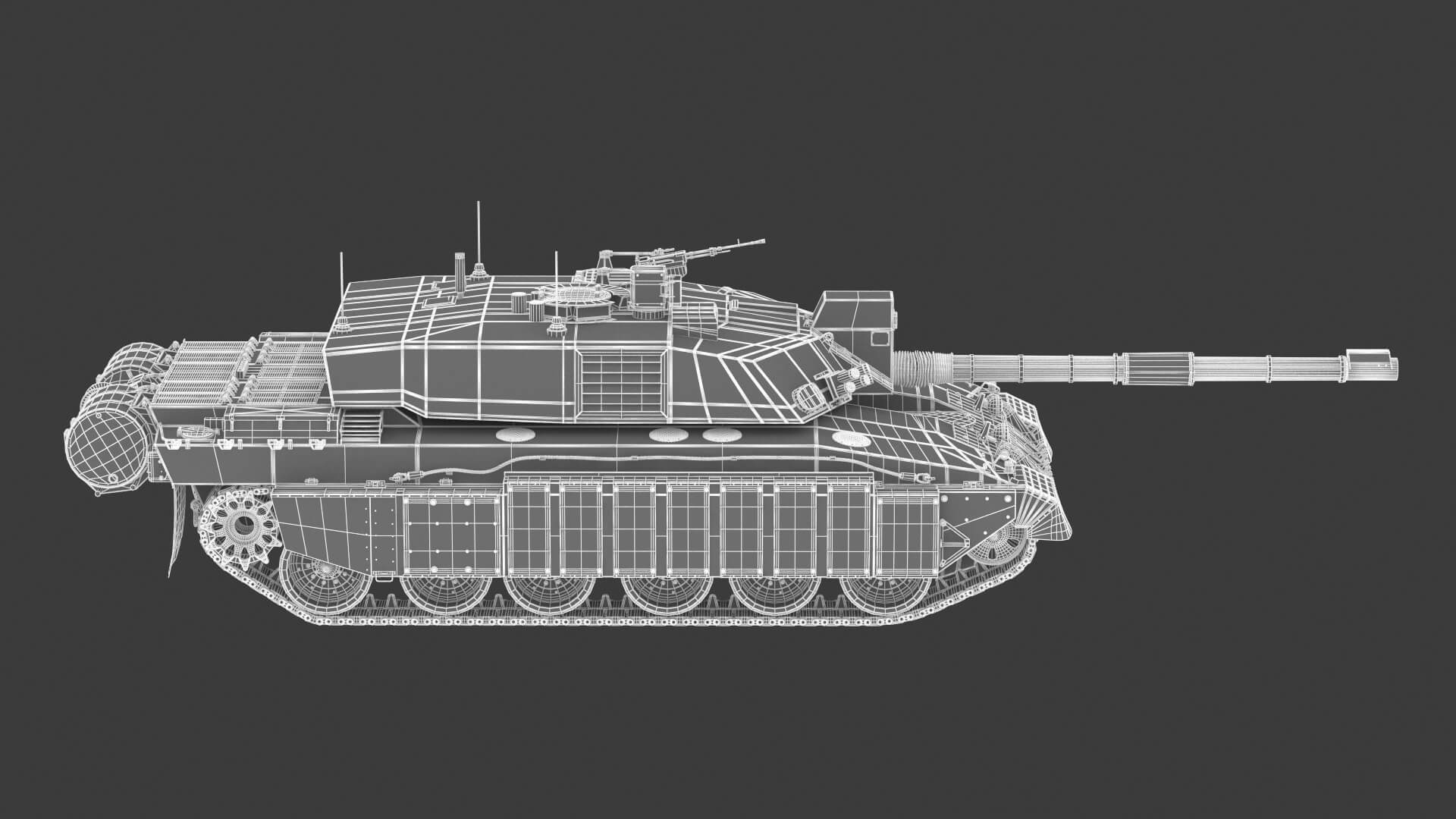 Challenger 2 - 3D Model by frezzy