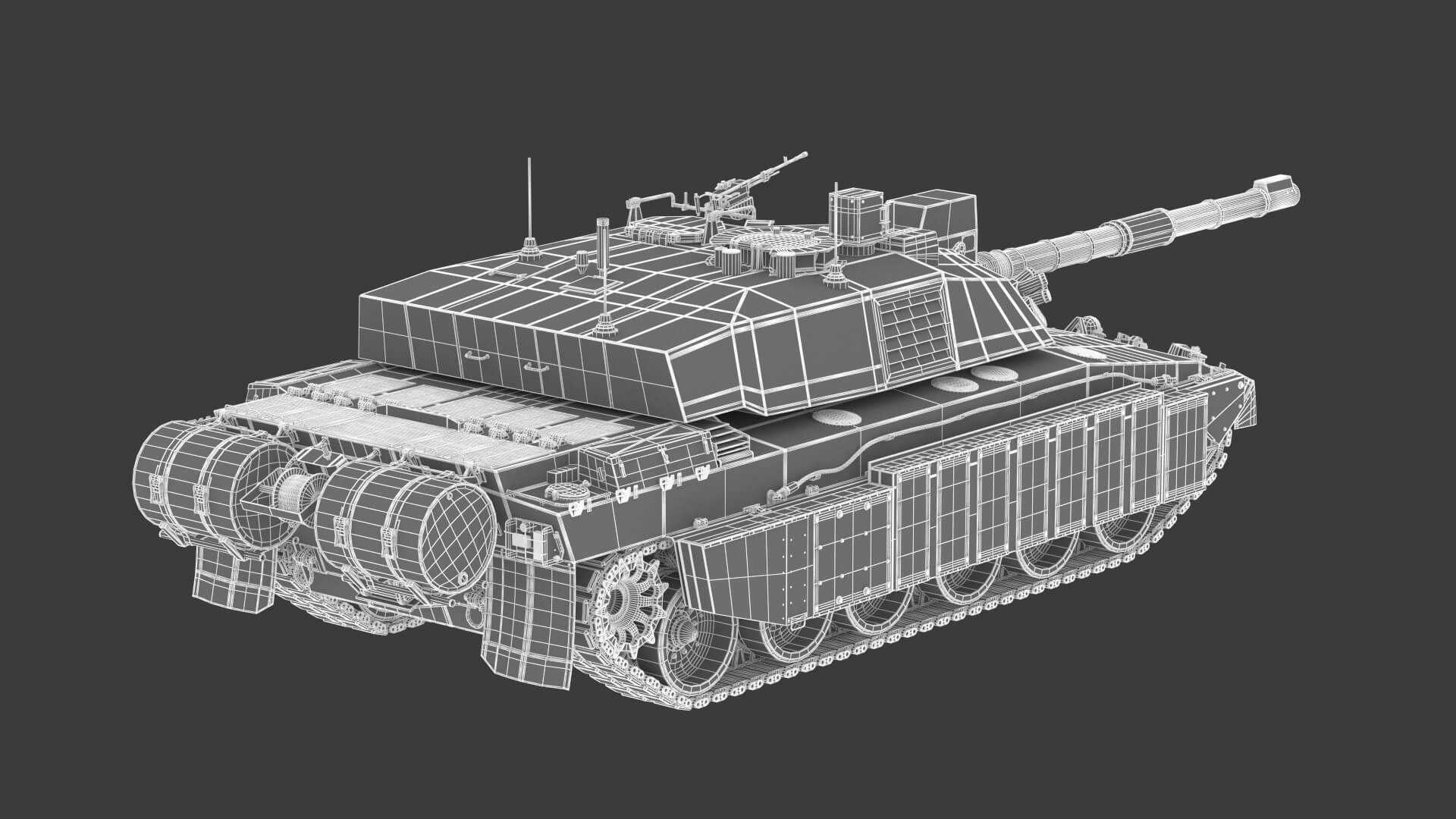 Challenger 2 - 3D Model by frezzy