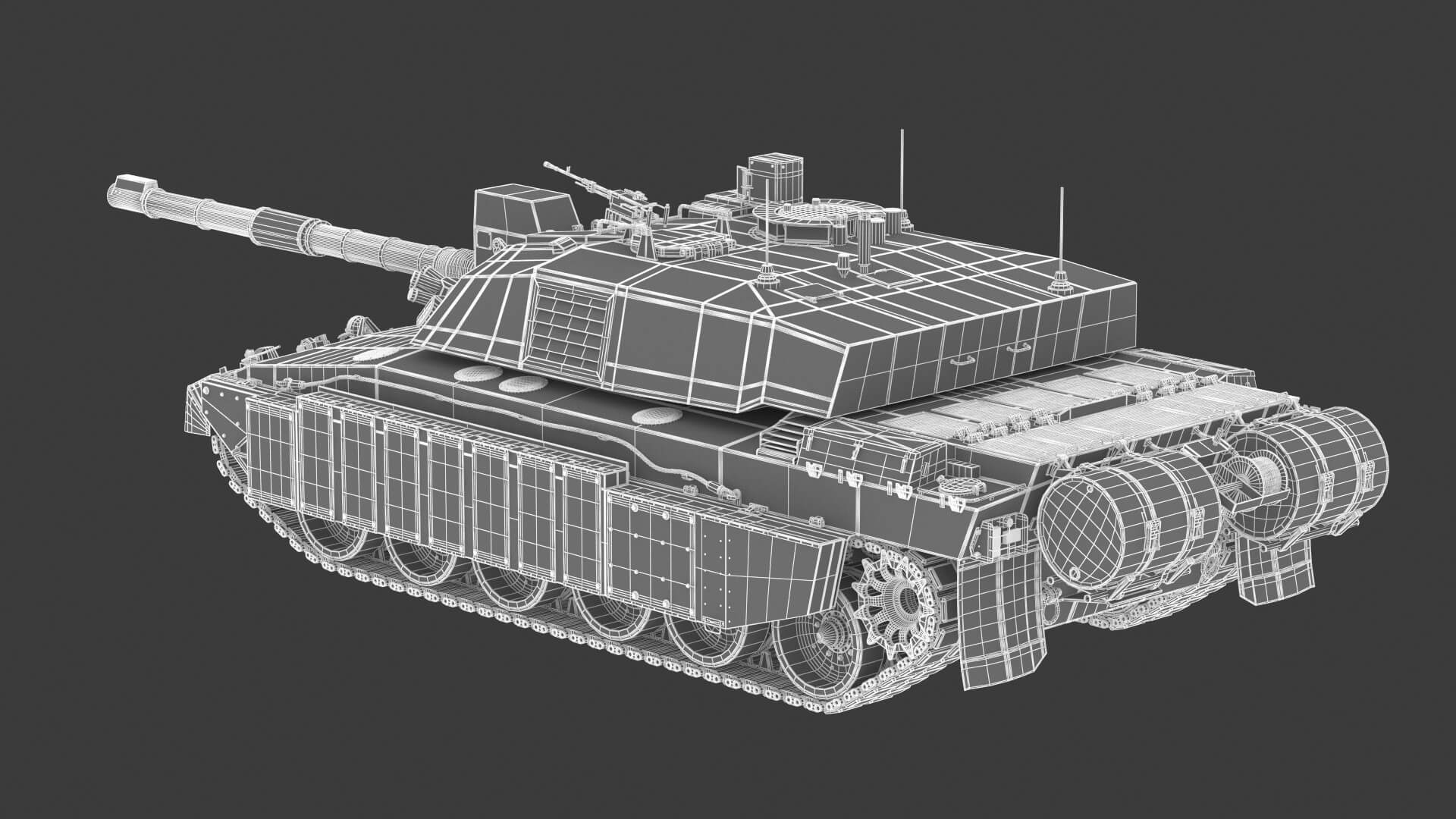 Challenger 2 - 3D Model by frezzy