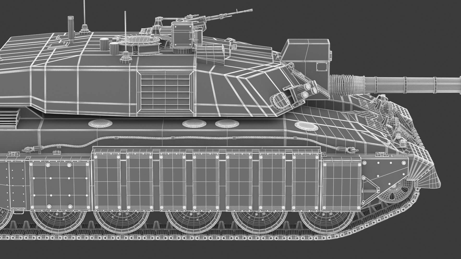 Challenger 2 - 3D Model by frezzy