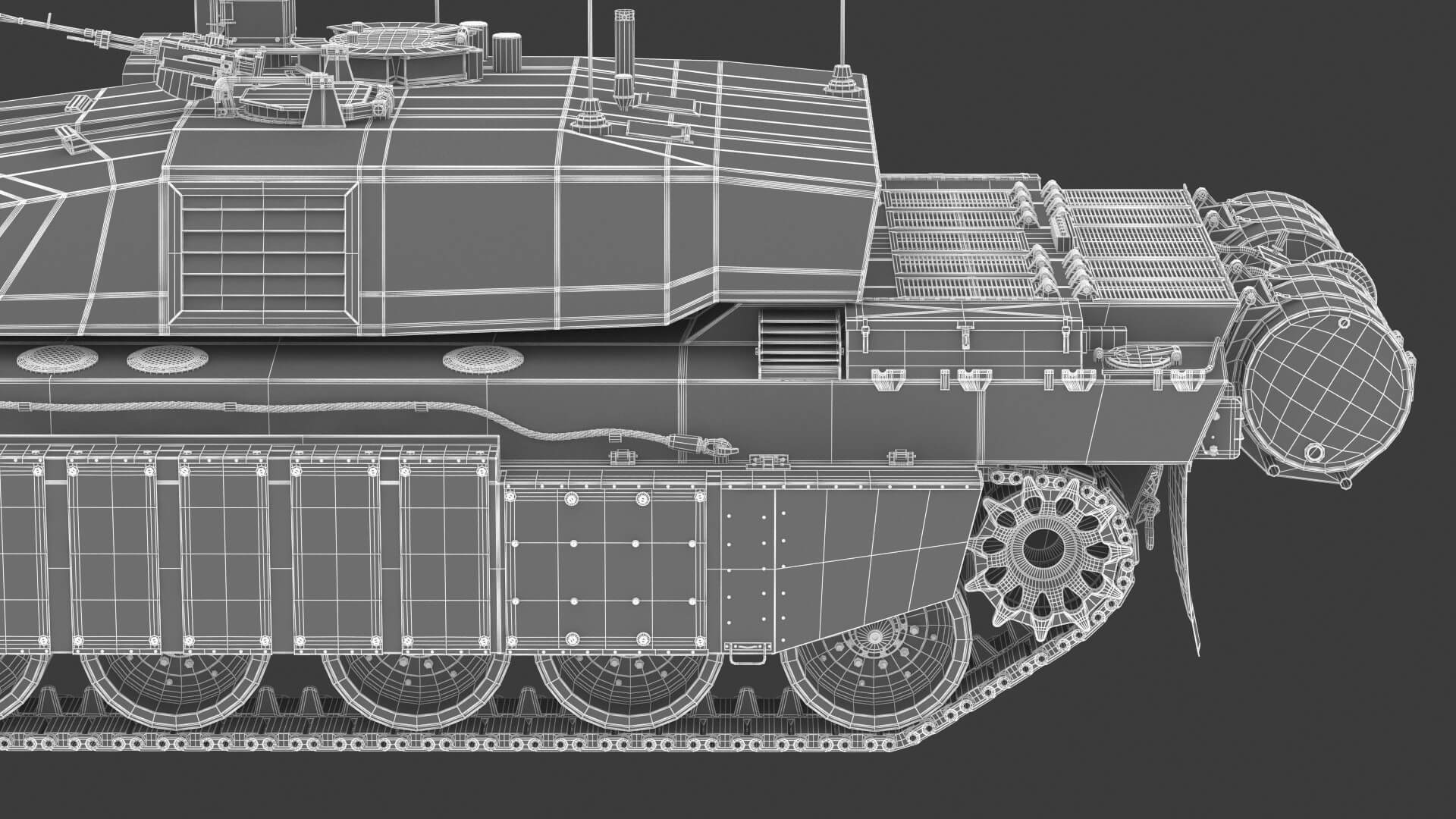 Challenger 2 - 3D Model by frezzy